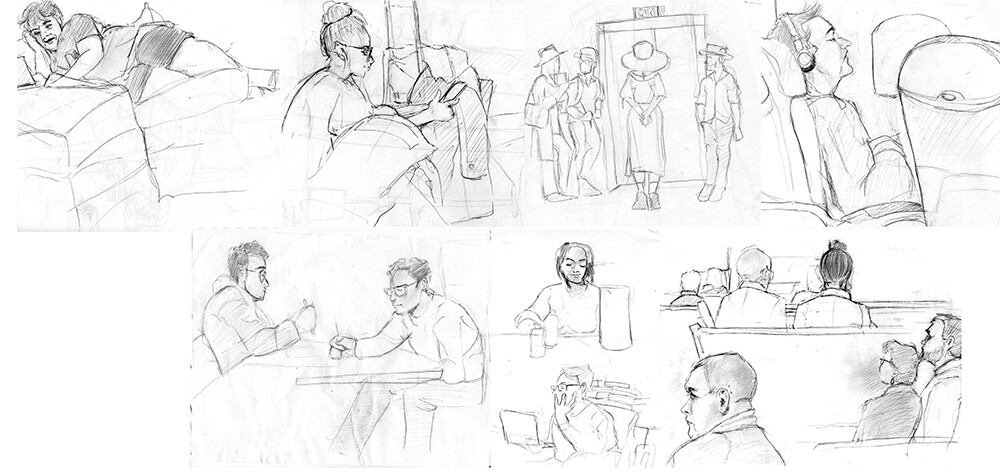 ArtStation - Cafe Sketches