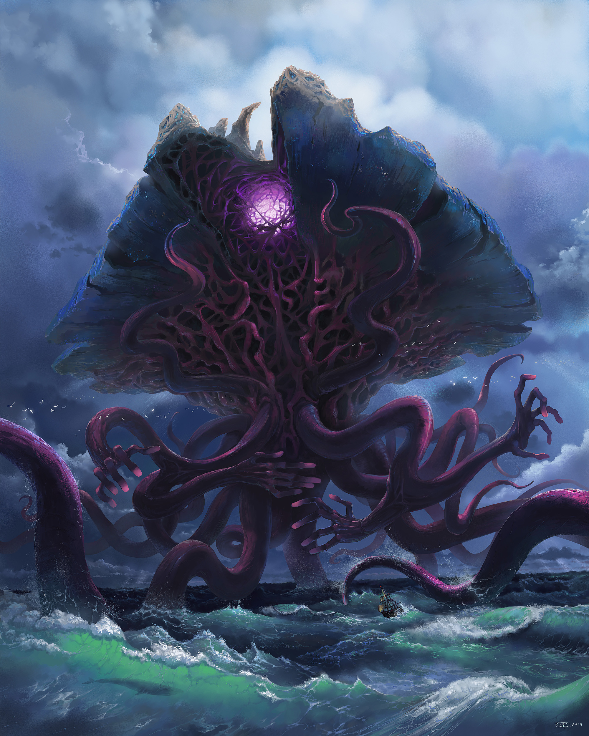 Emrakul by Sebastian Franchini : r/ImaginaryLeviathans