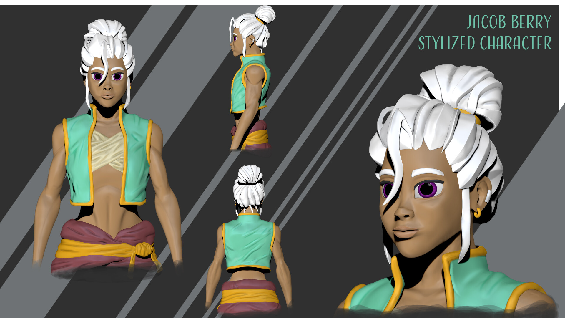 ArtStation - Stylized Fantasy Character Model