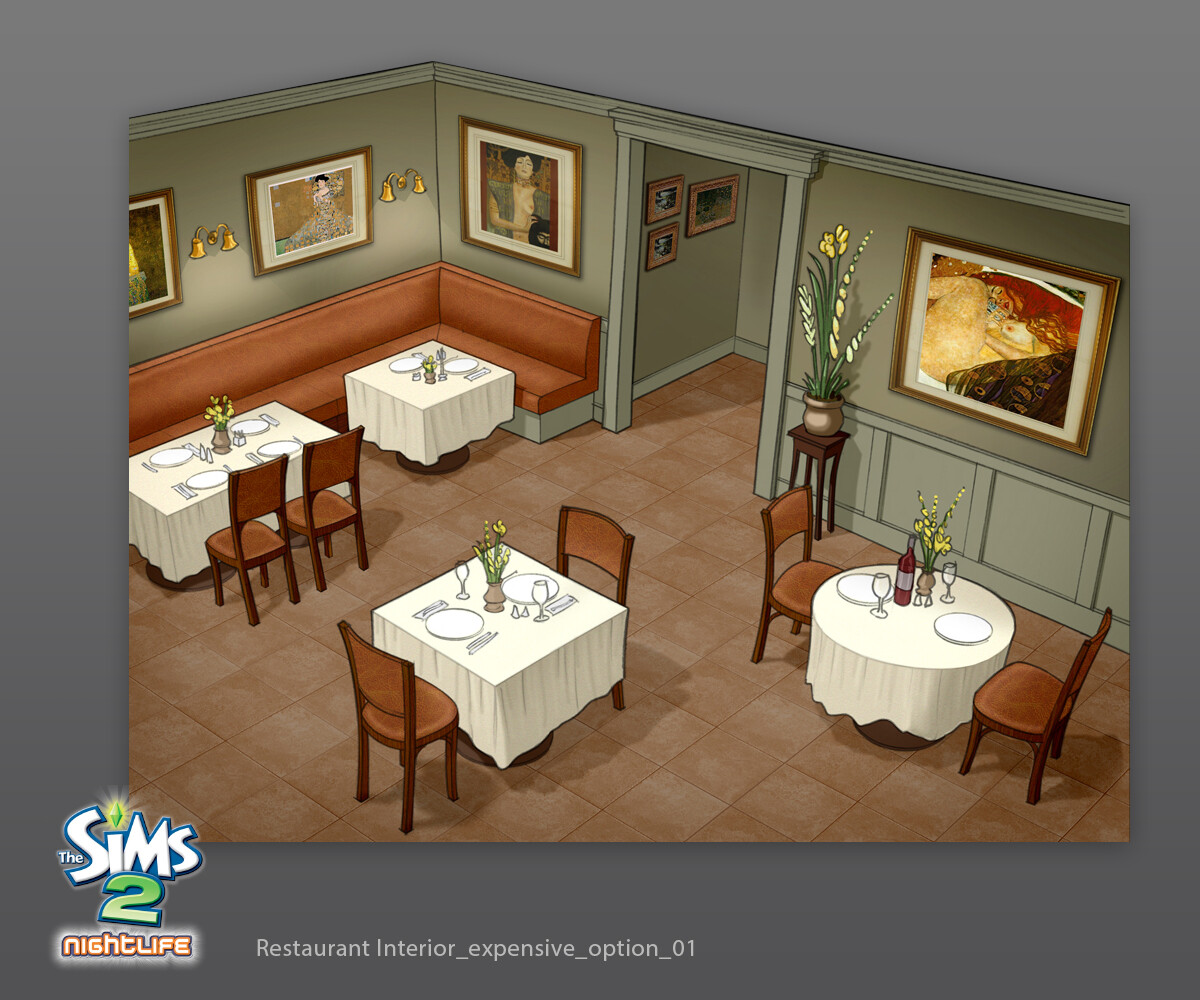 Brian White - Concept art for The Sims 2