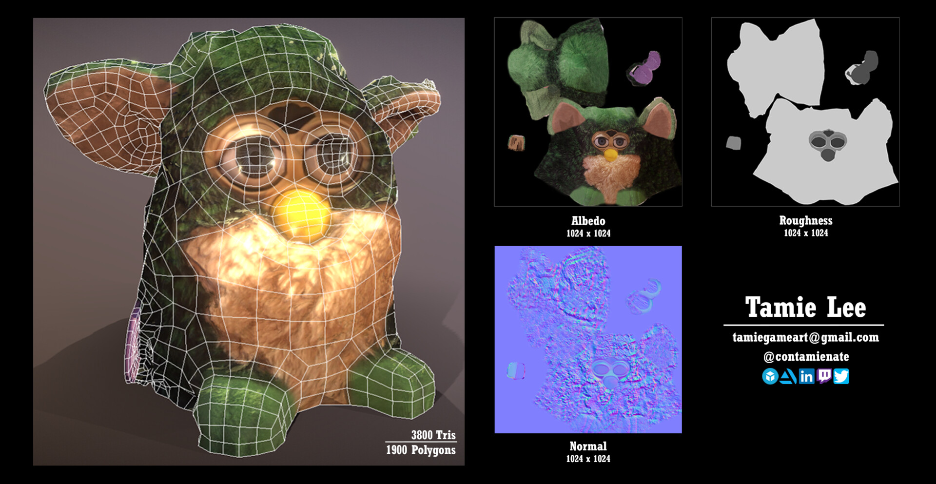 Tamie Lee - Photogrammetry Furby Model