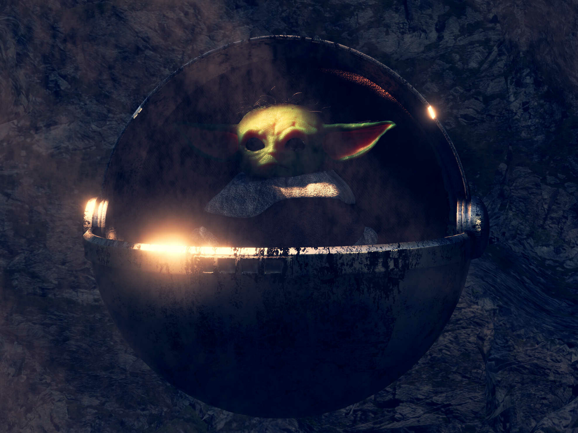 ArtStation - Kid Yoda From Mandalorian