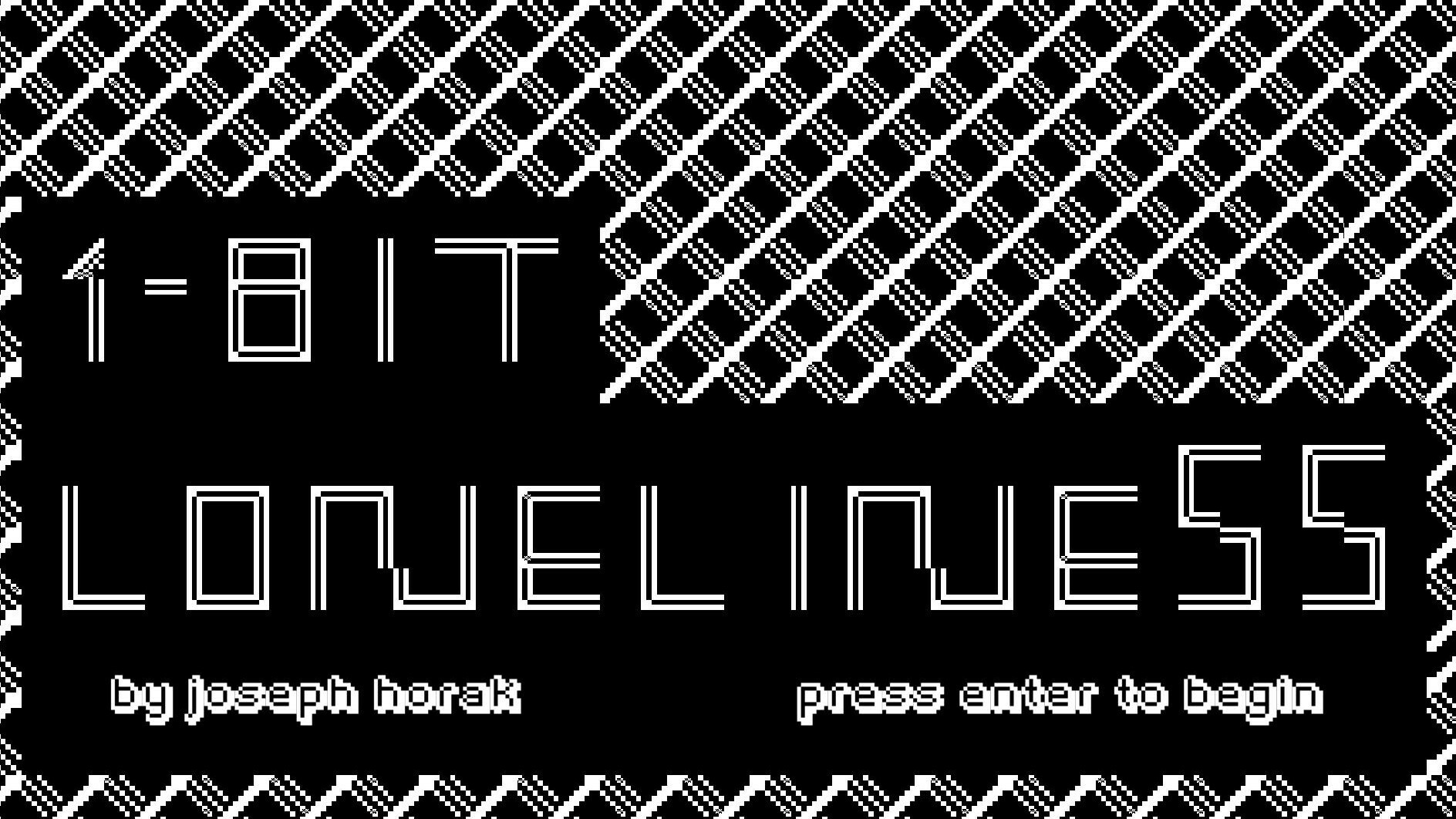 Joseph Horak - 1-Bit Loneliness: Design Dissection