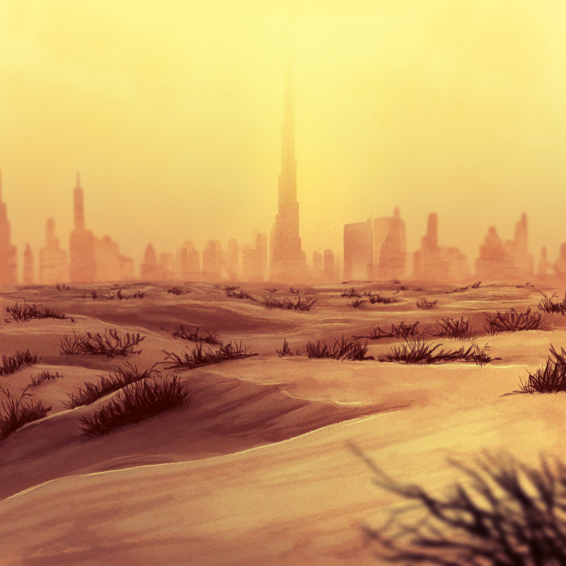 ArtStation - Fantasy Desert