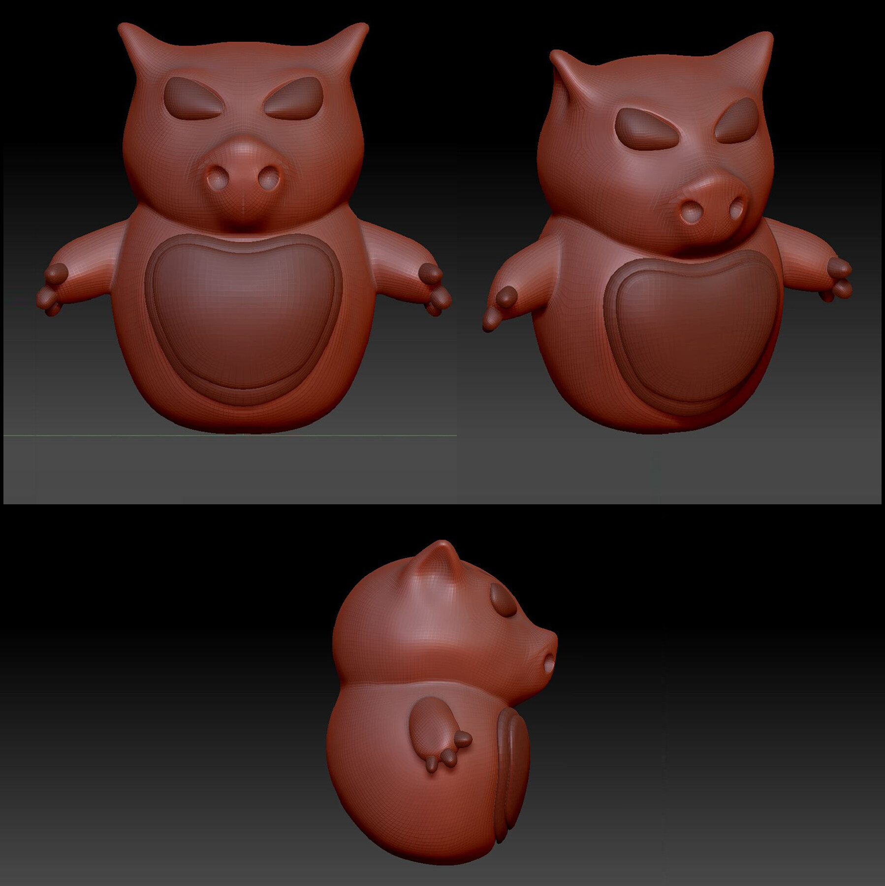 ArtStation - Warrior piggie