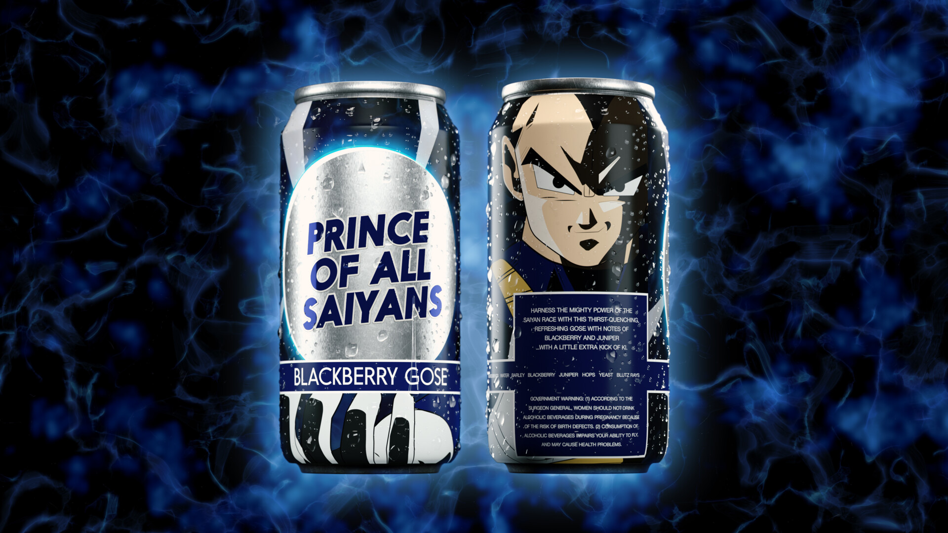 ArtStation - DBZ - Prince of all Saiyans Beer