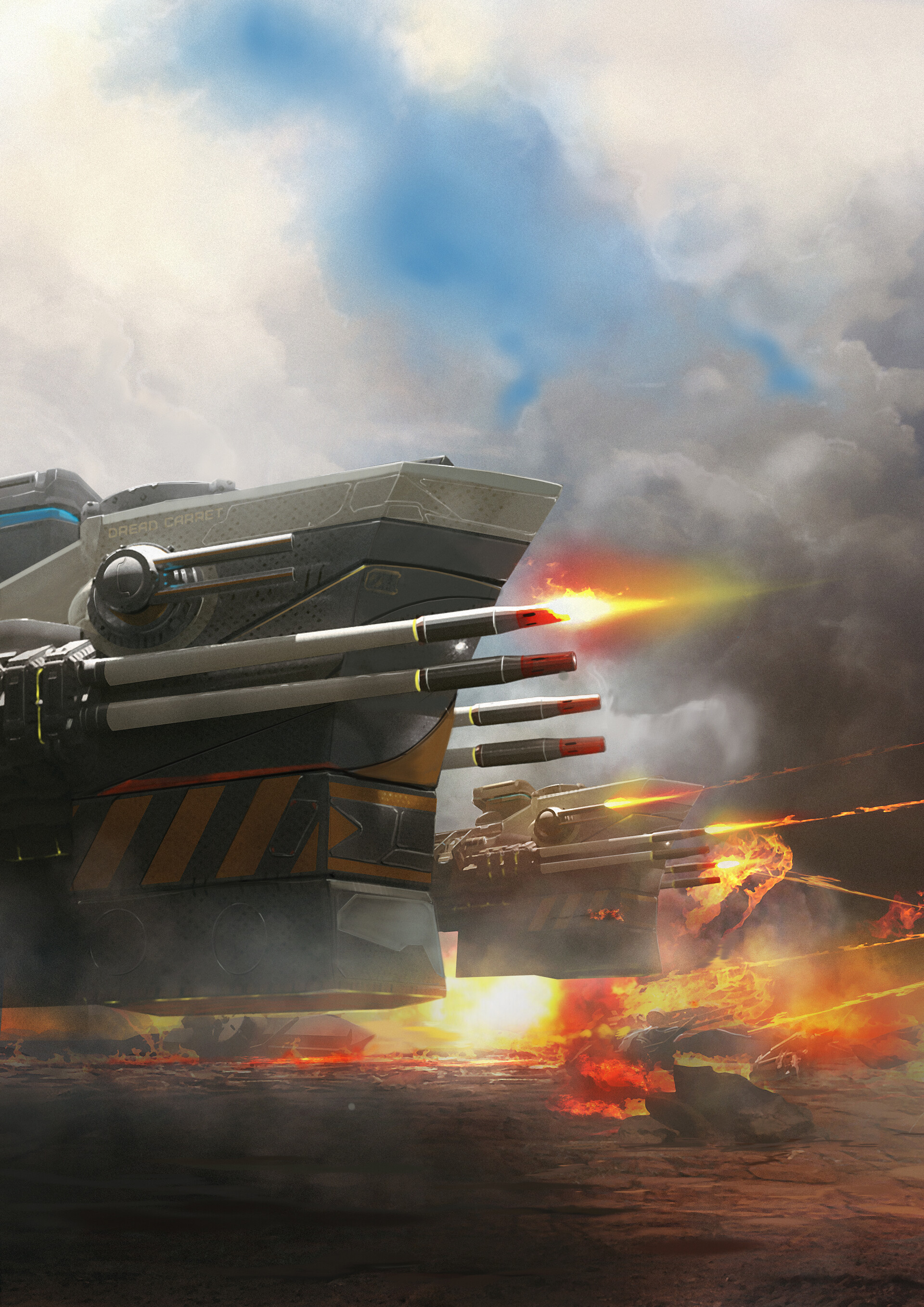 ArtStation - Ground battle