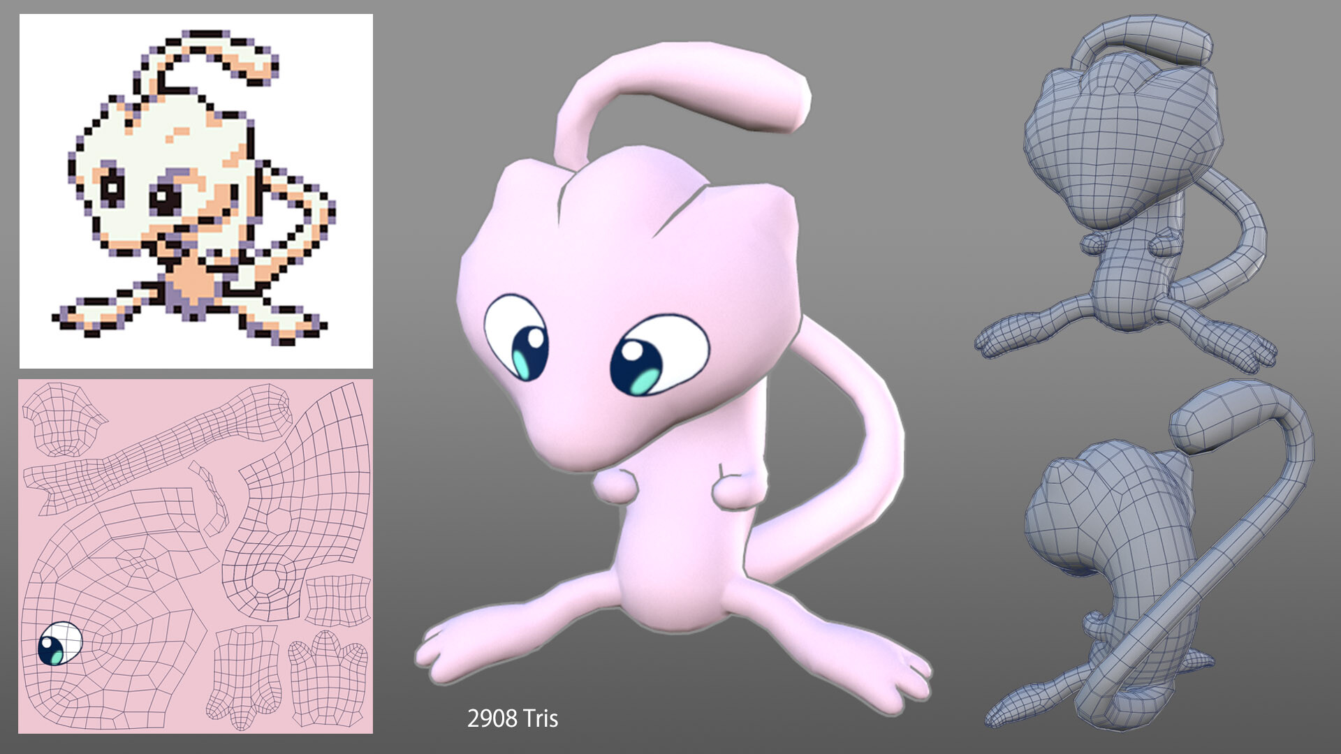 Kevin Kuhn - Original Mew (Pokemon Green) Modern Remake