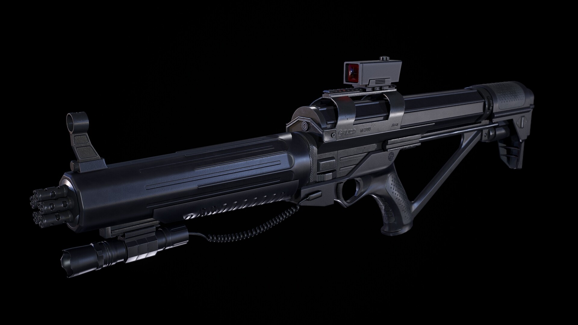 Li Xingchen - Deep Rising - Multi Barrel Sub Machine Gun