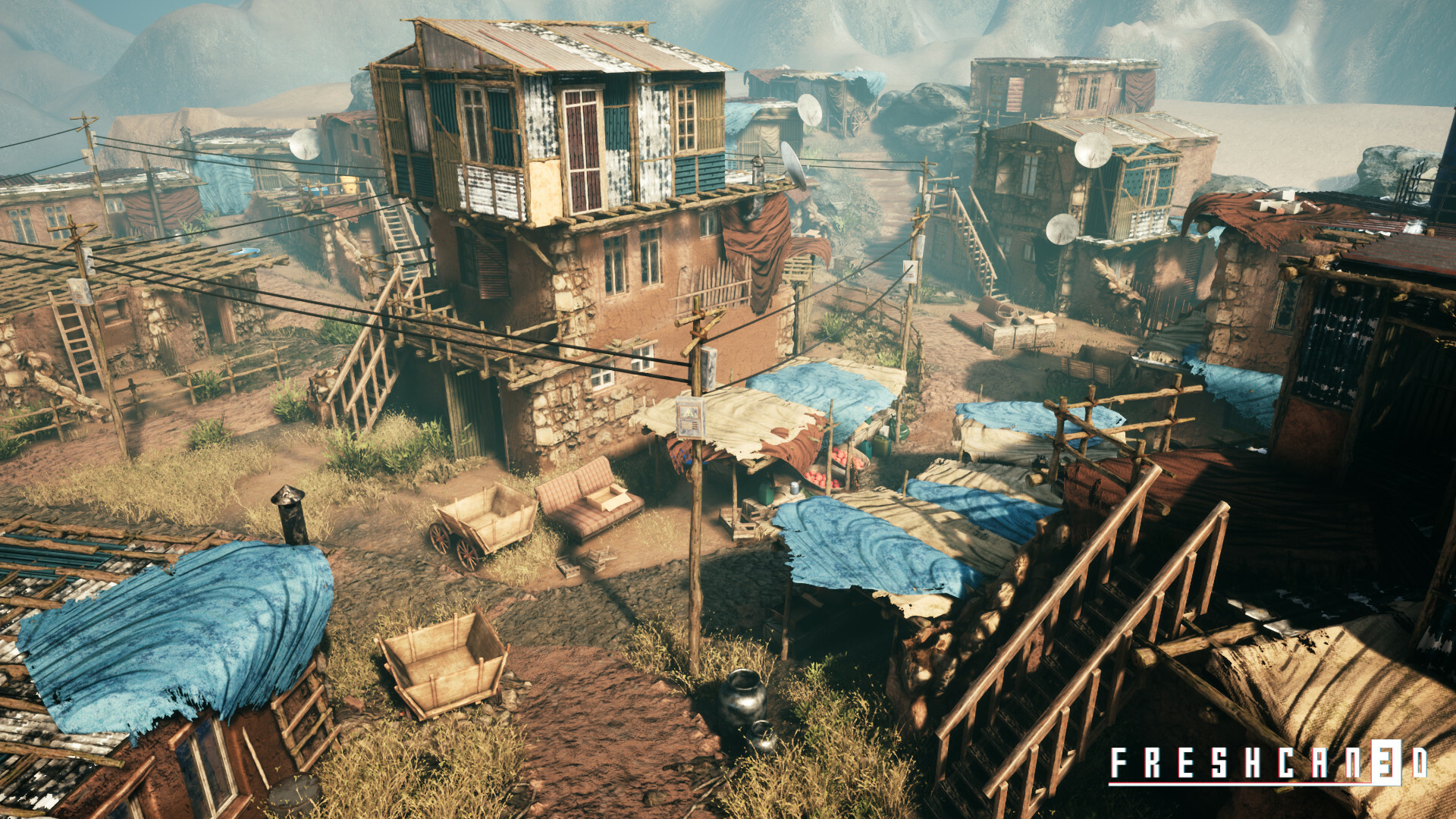 Freshcan 3D - Environment Art Studio - Desert Slum Village Pack