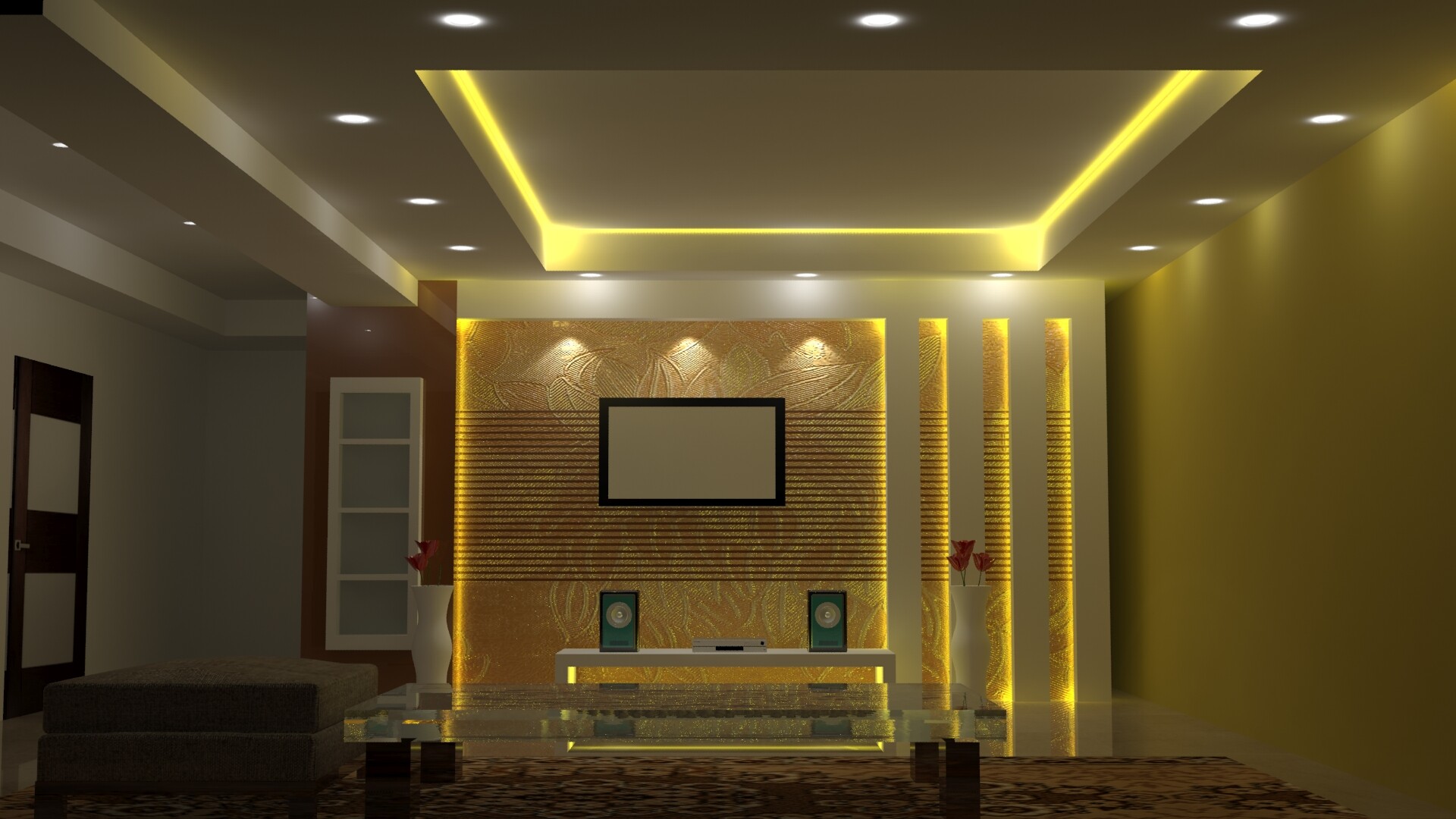 ArtStation - Night Room Lighting