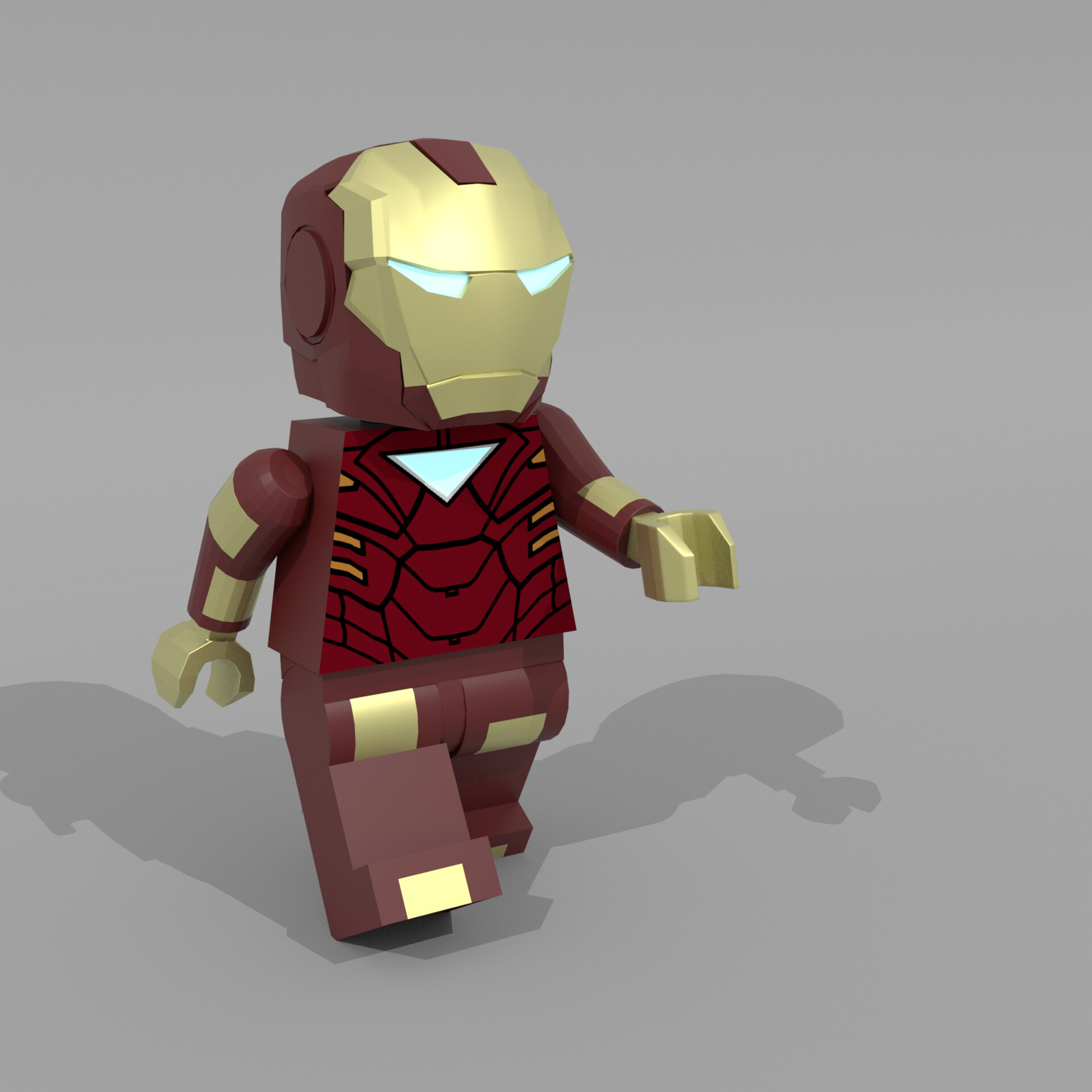 ArtStation - Iron-man_lego