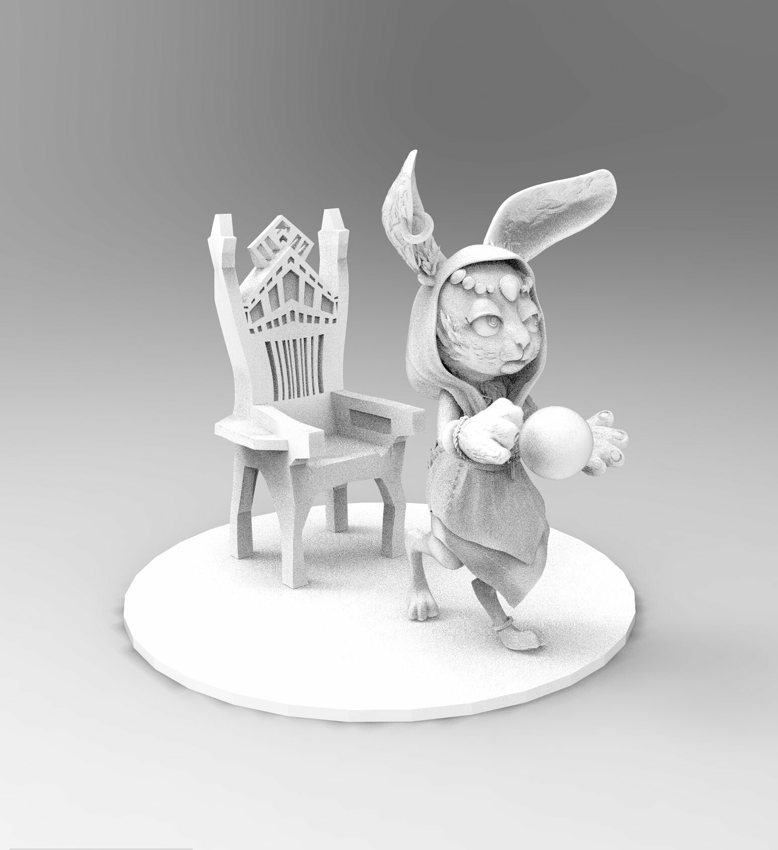 Hannah Floto - Fortuna 3D Model