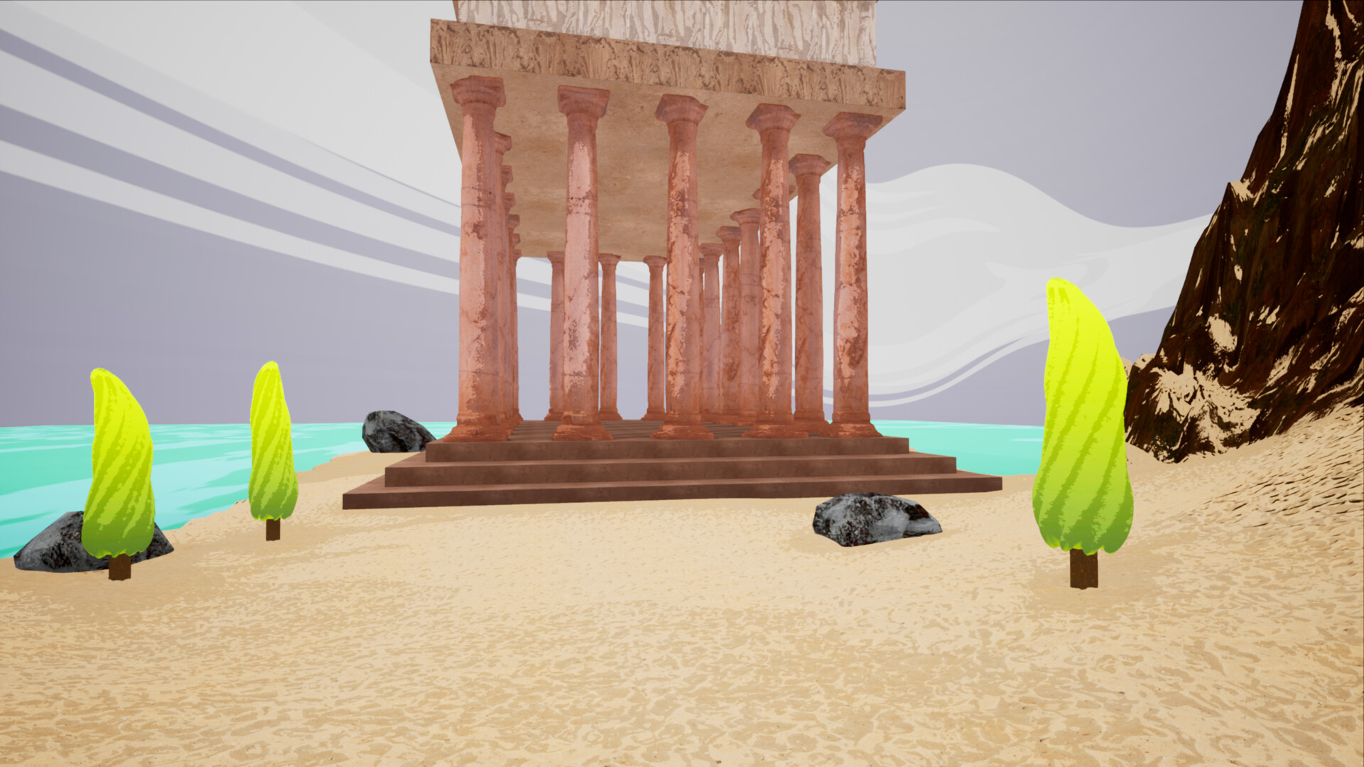 ArtStation - Temple By The Sea