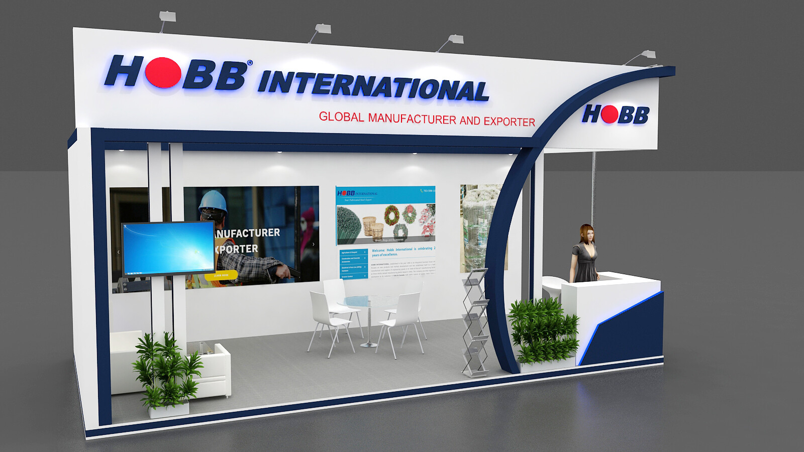 ArtStation - exhibition stall design