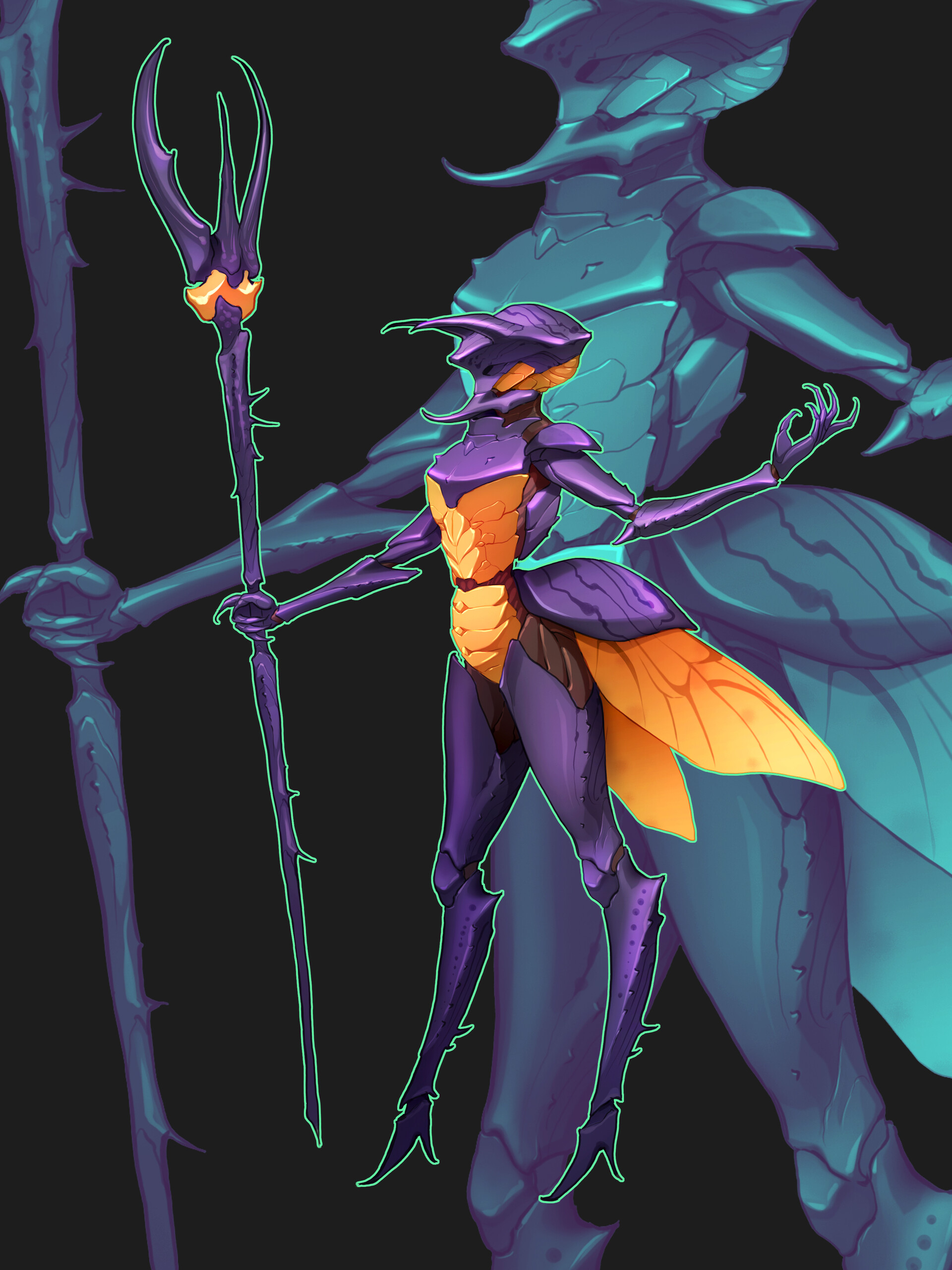ArtStation - Beetle Warrior