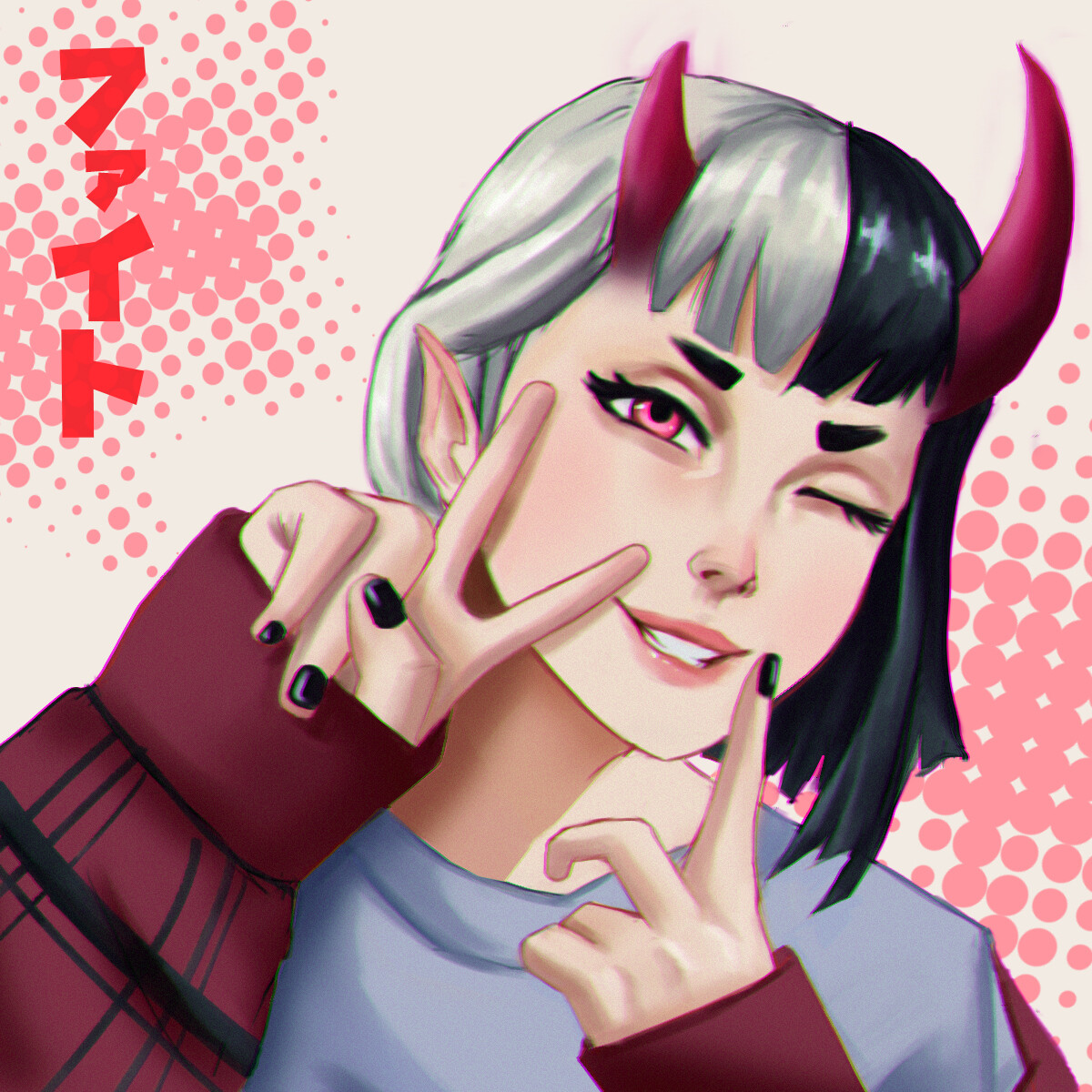 ArtStation - Oc Demon Girl #2