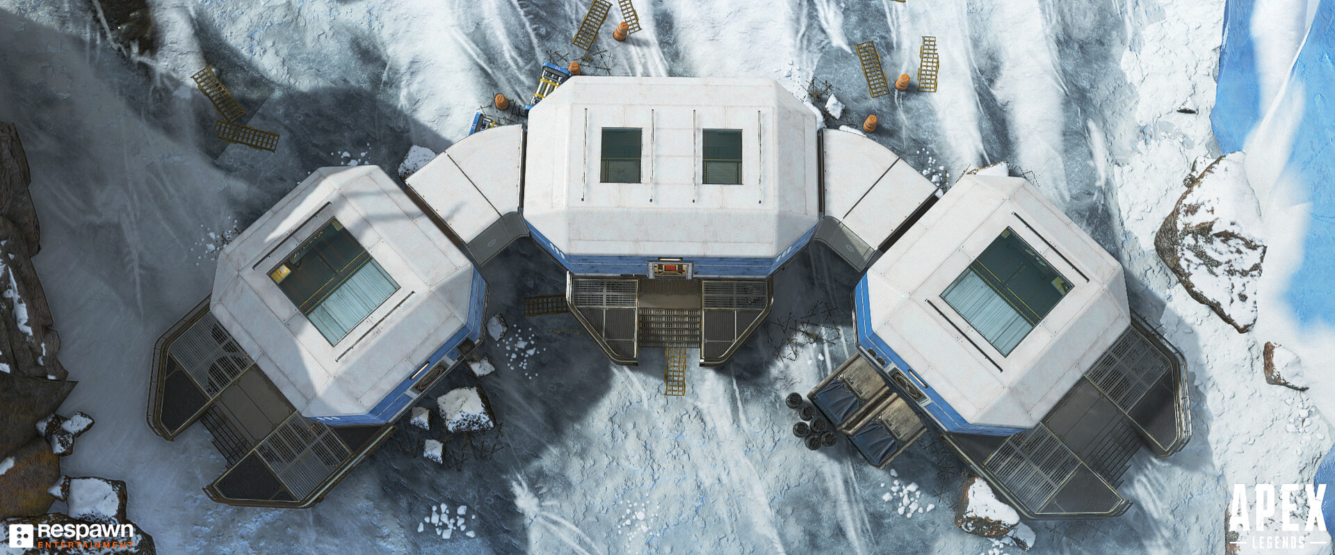 Paul Tran - Apex Legends - World's Edge - Research Station Buildings