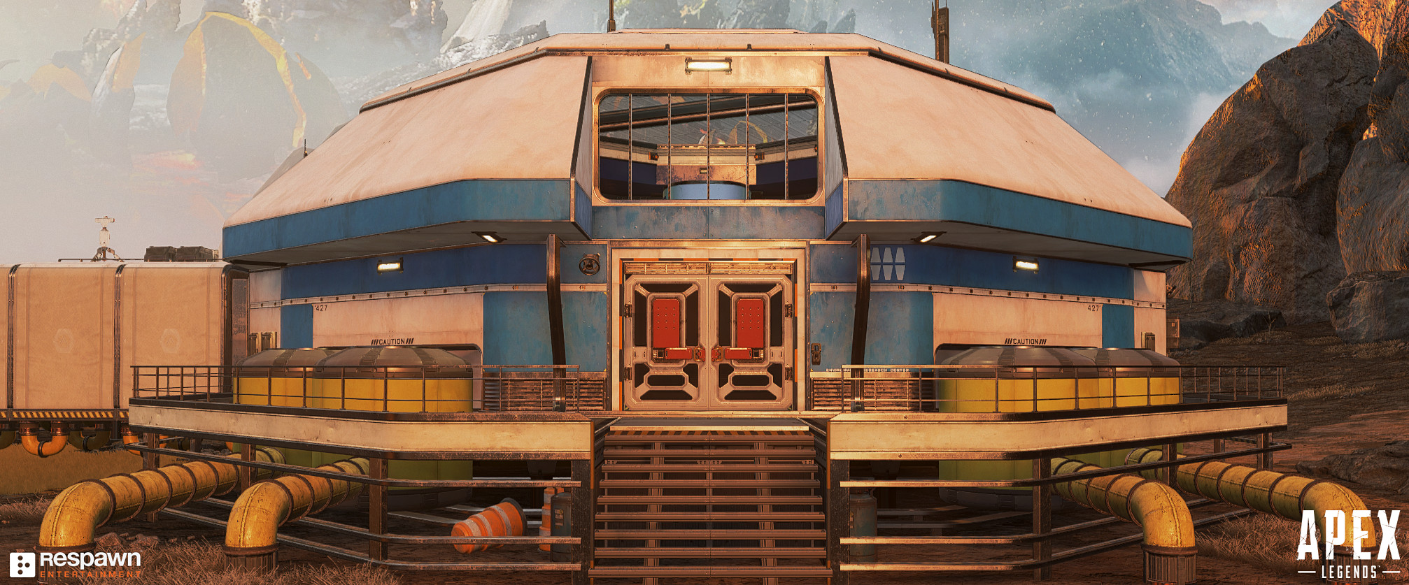 Paul Tran - Apex Legends - World's Edge - Research Station Buildings