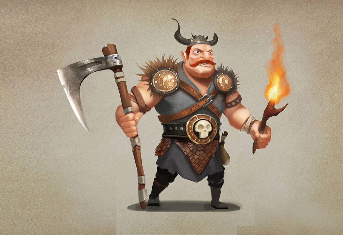 ArtStation - viking character design
