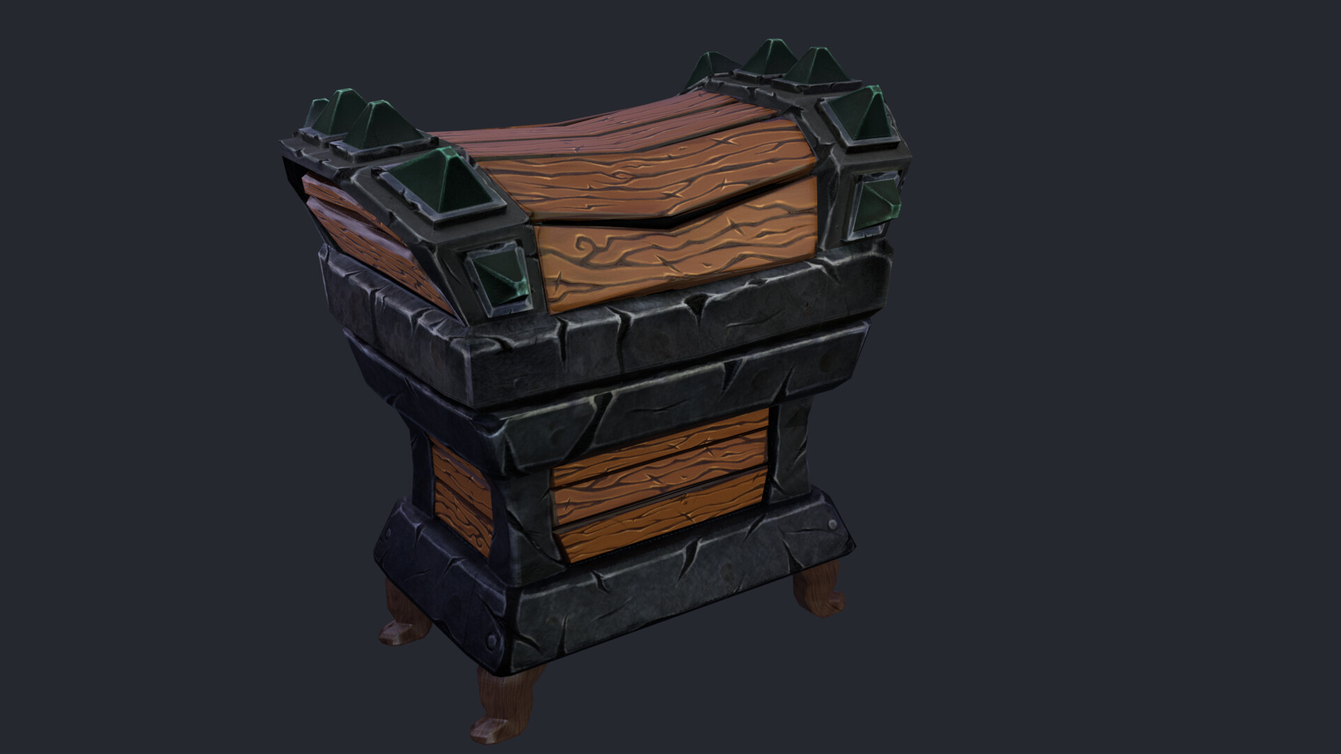 ArtStation - treasure chest hand draw