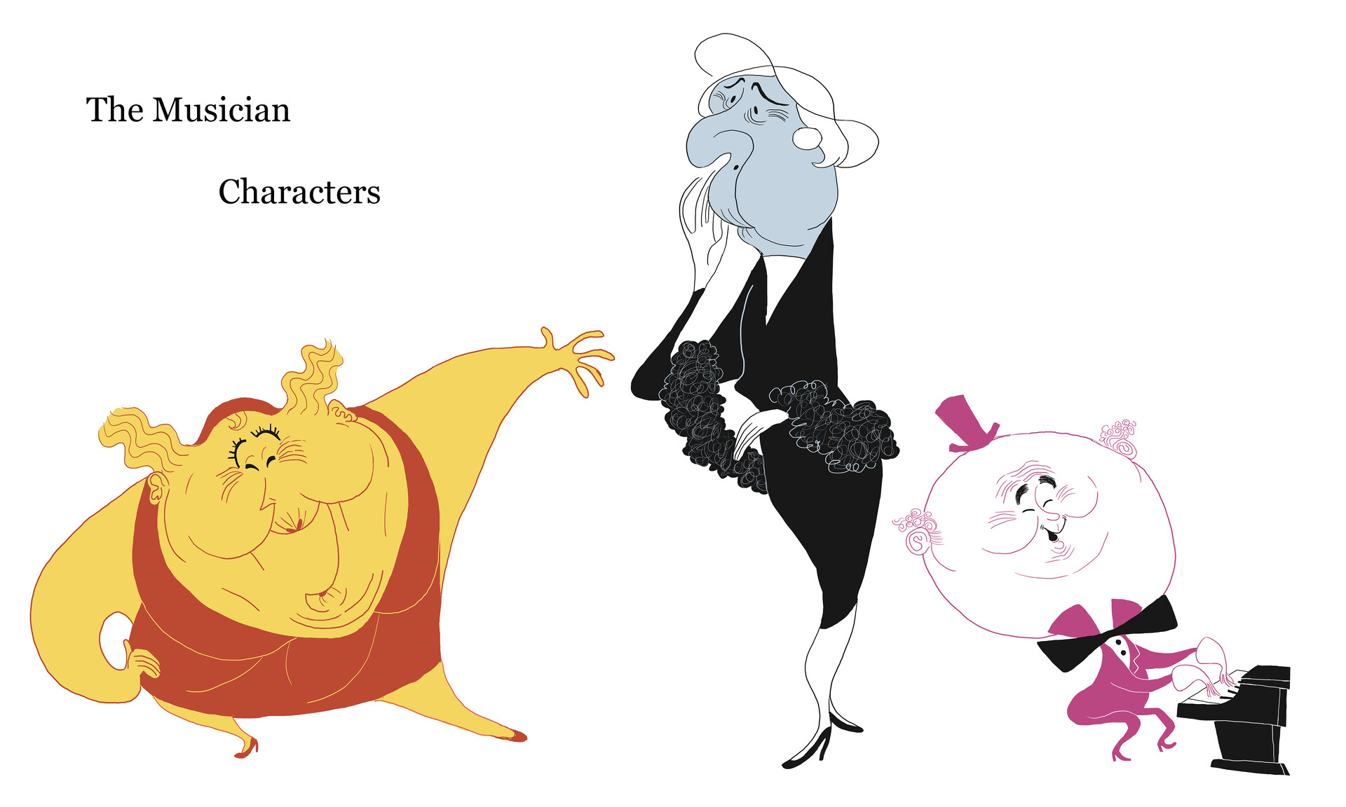 ArtStation - The Musician - Character Lineup