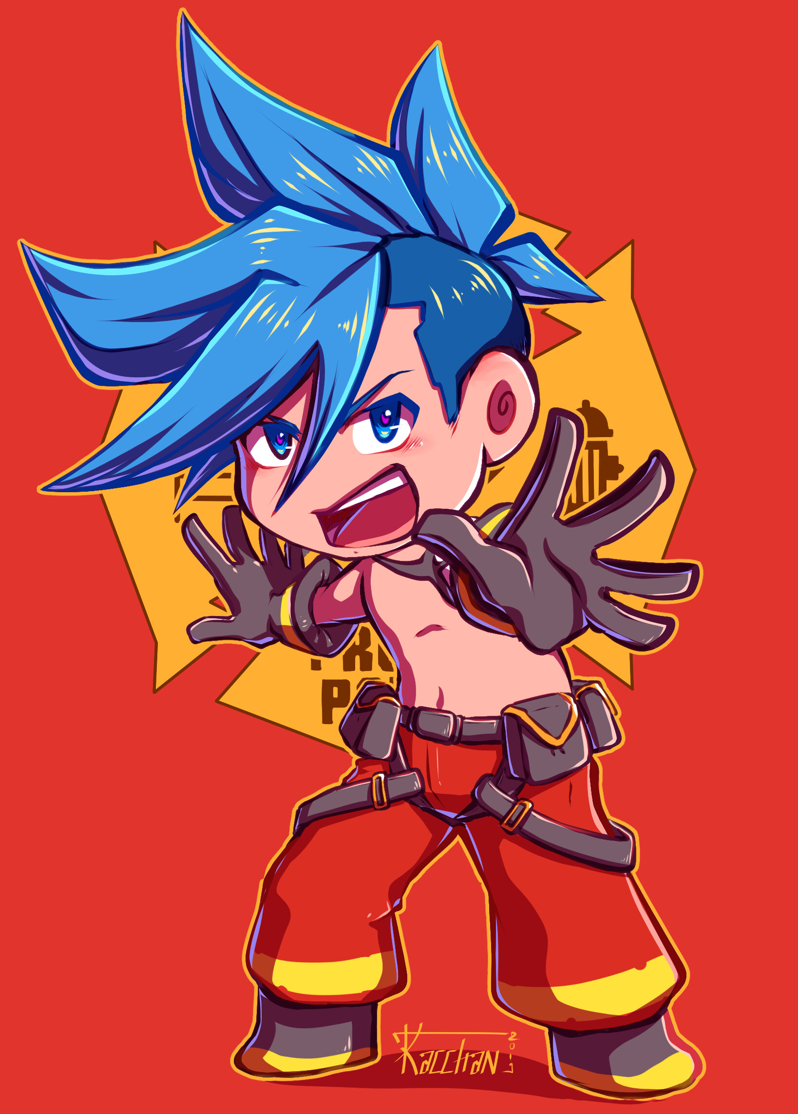 ArtStation - [FANARTS] PROMARE chibi