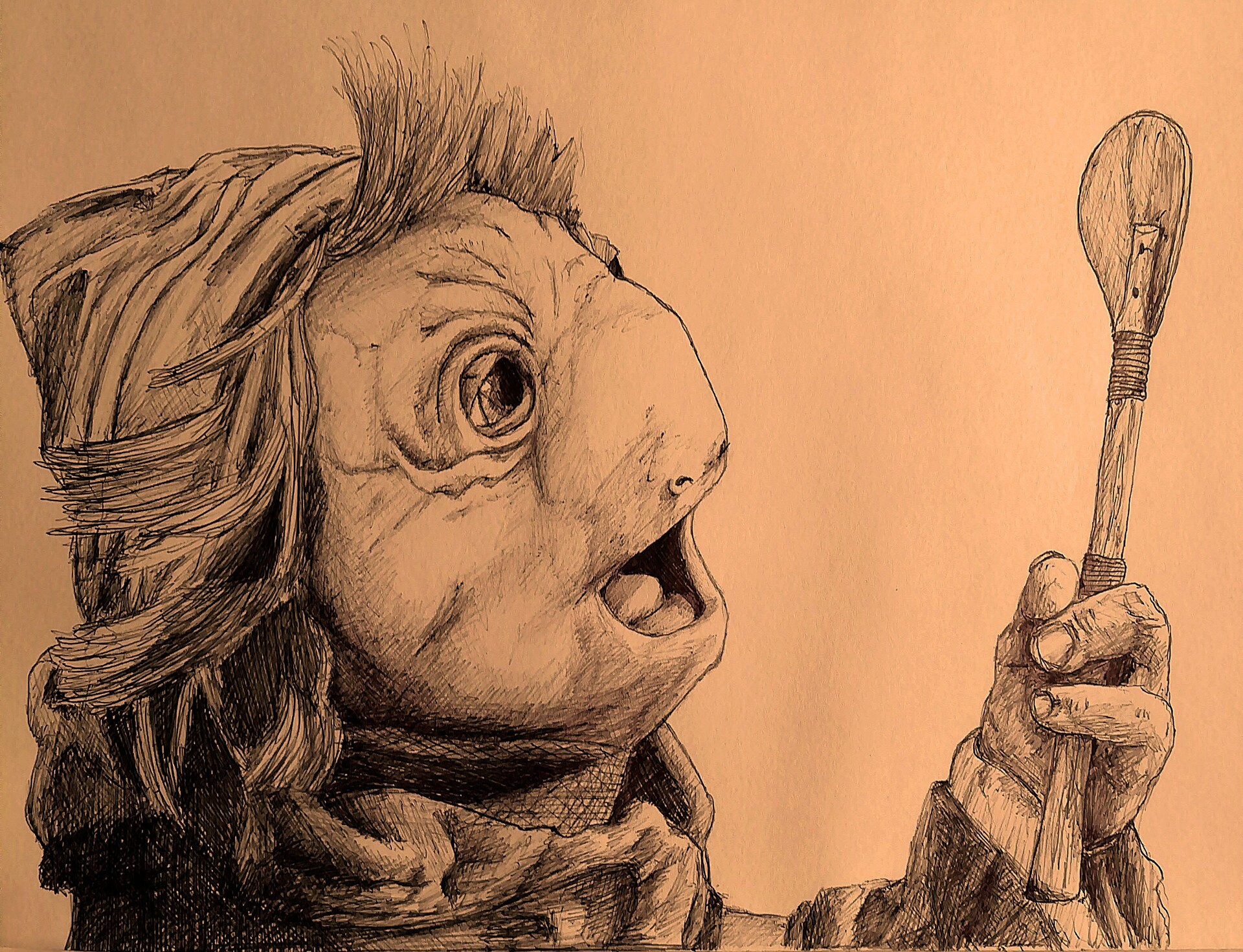 how to draw the dark crystal