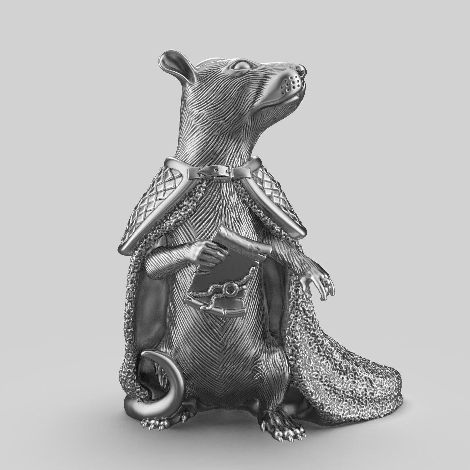 ArtStation - figurine rat cardinal