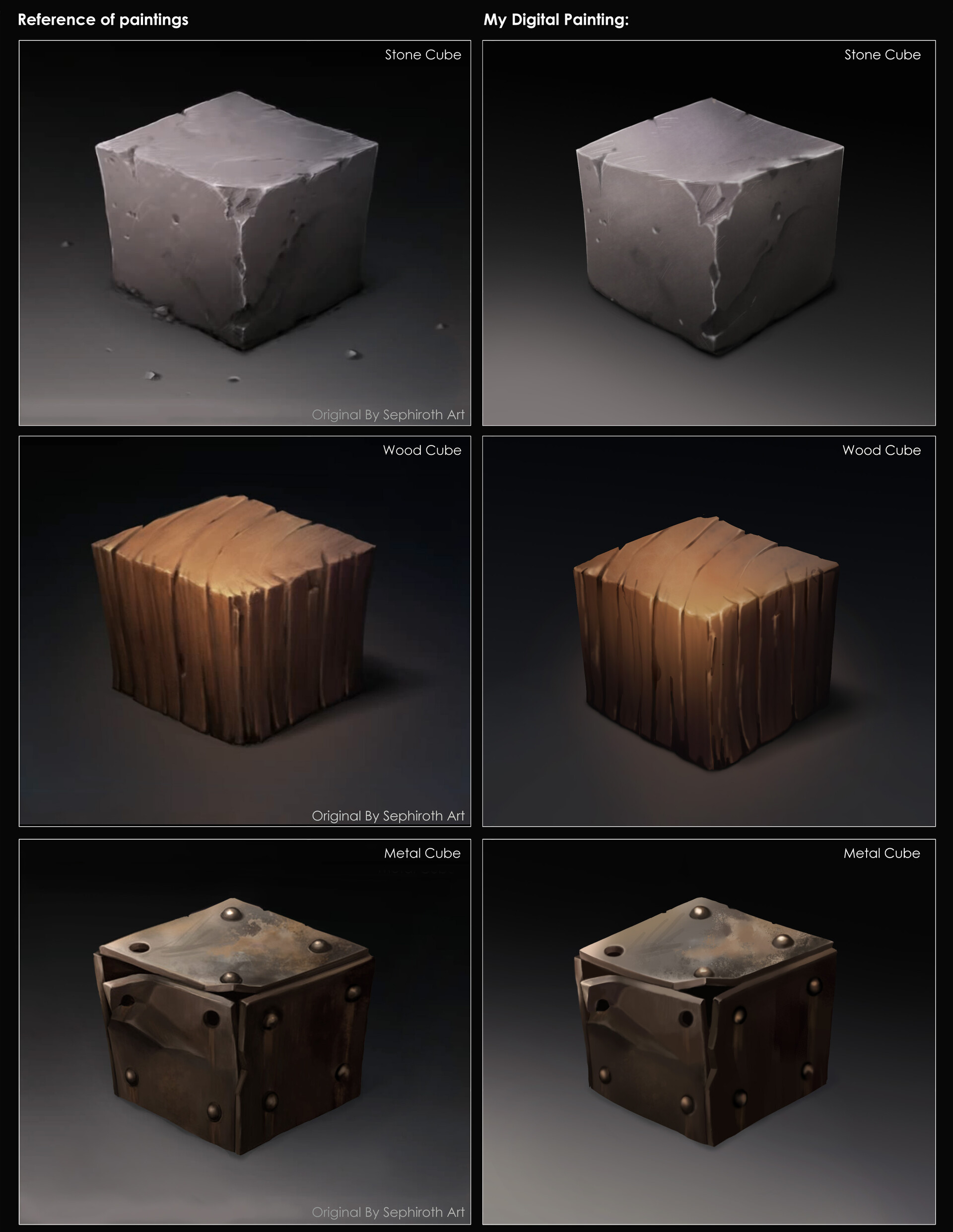 ArtStation - Material Cubes