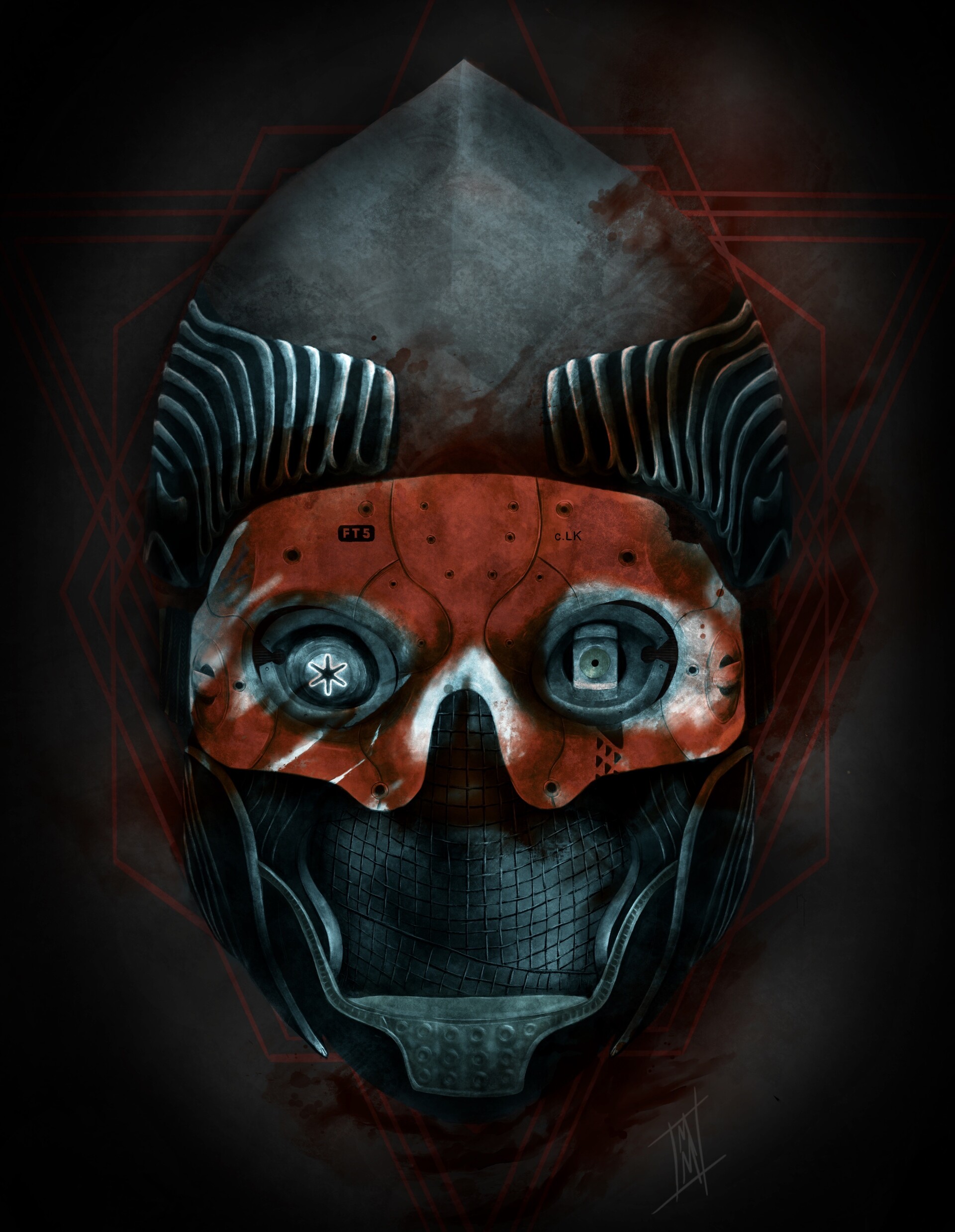 ArtStation - One-Eyed Mask / Blue