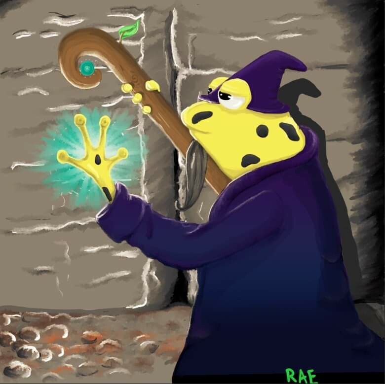 ArtStation - Wizard frog