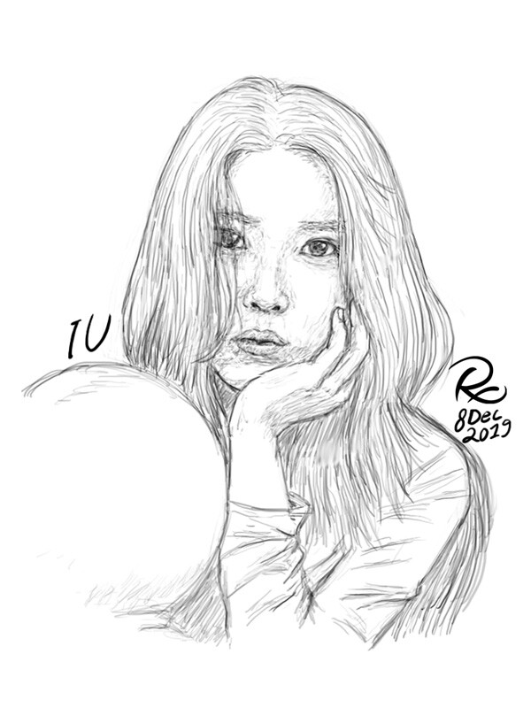 ArtStation - IU Sketch