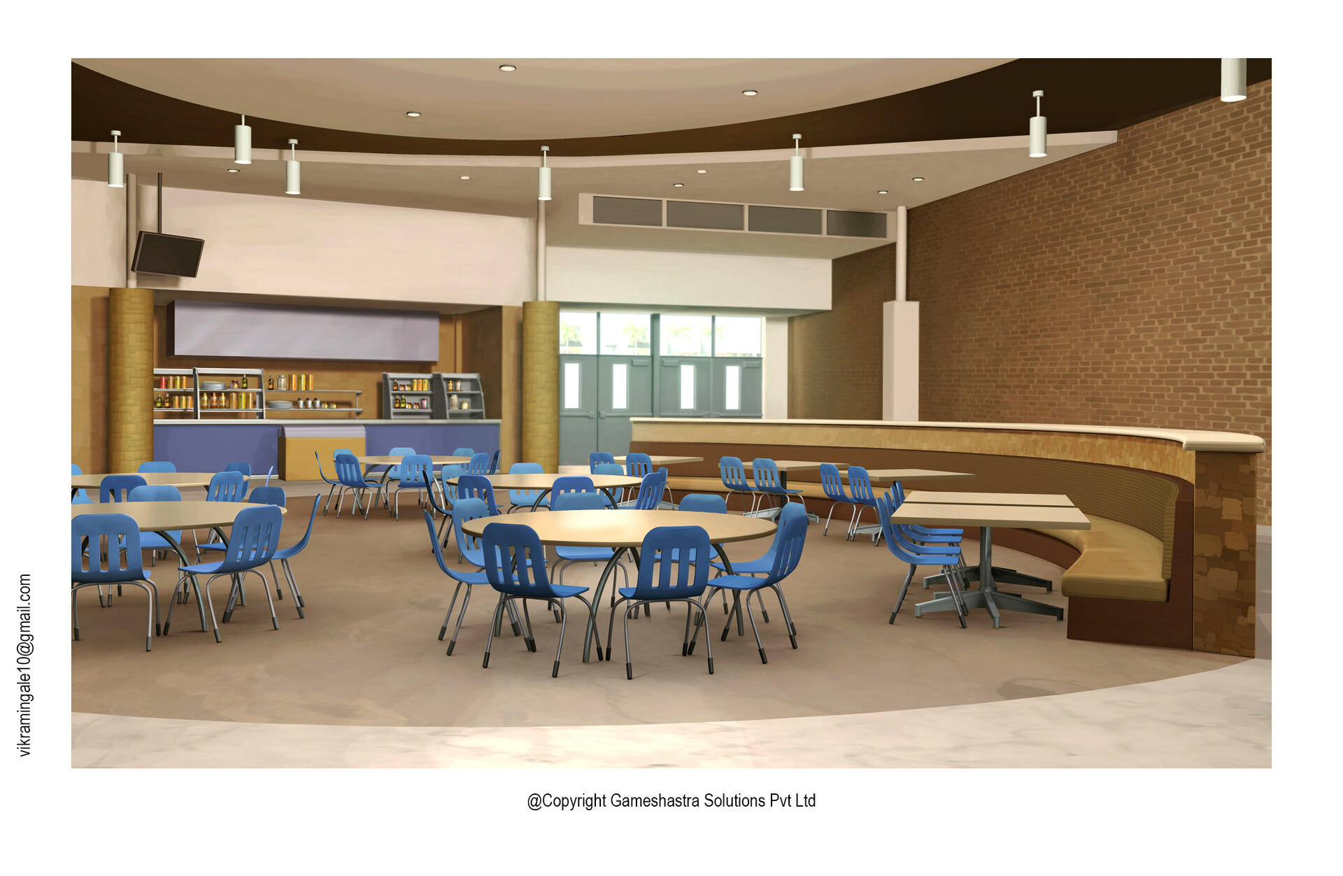 ArtStation - The Cafeteria...!