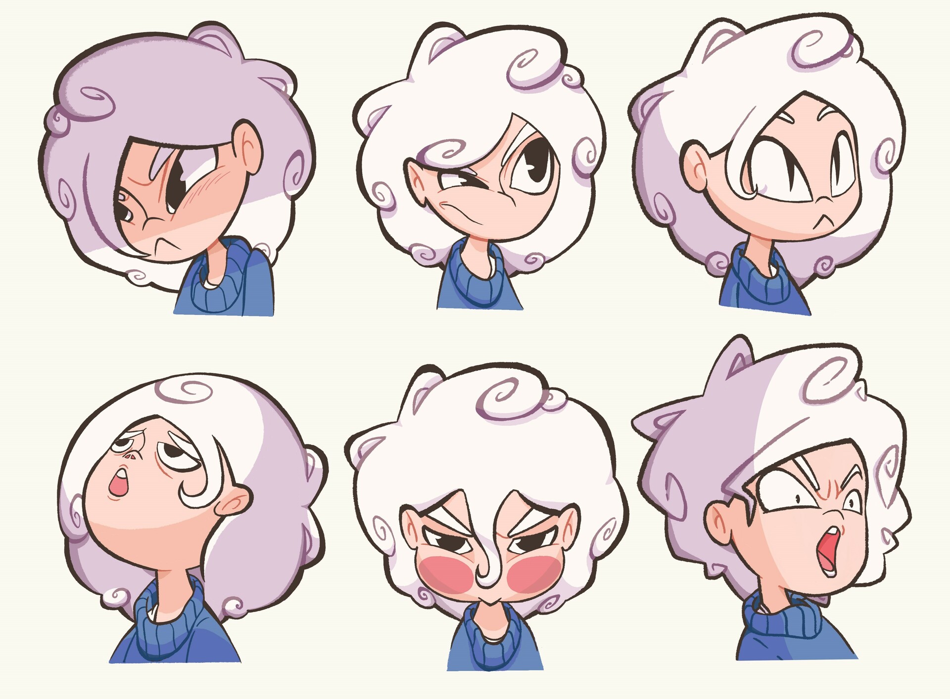 ArtStation - Face expressions