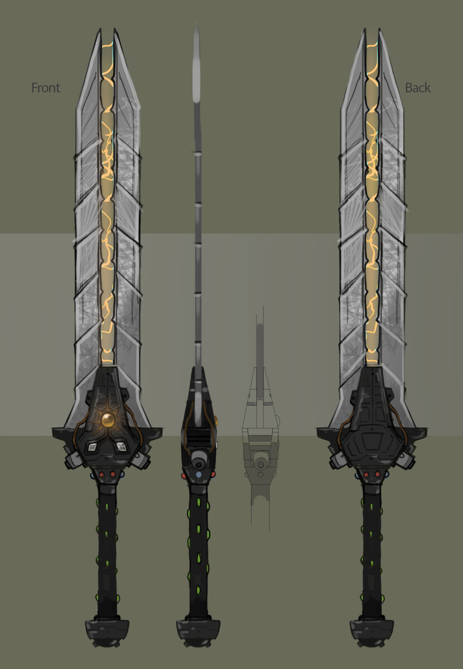 André Nolandi - DOLMEN - Weapon | Tech Sword