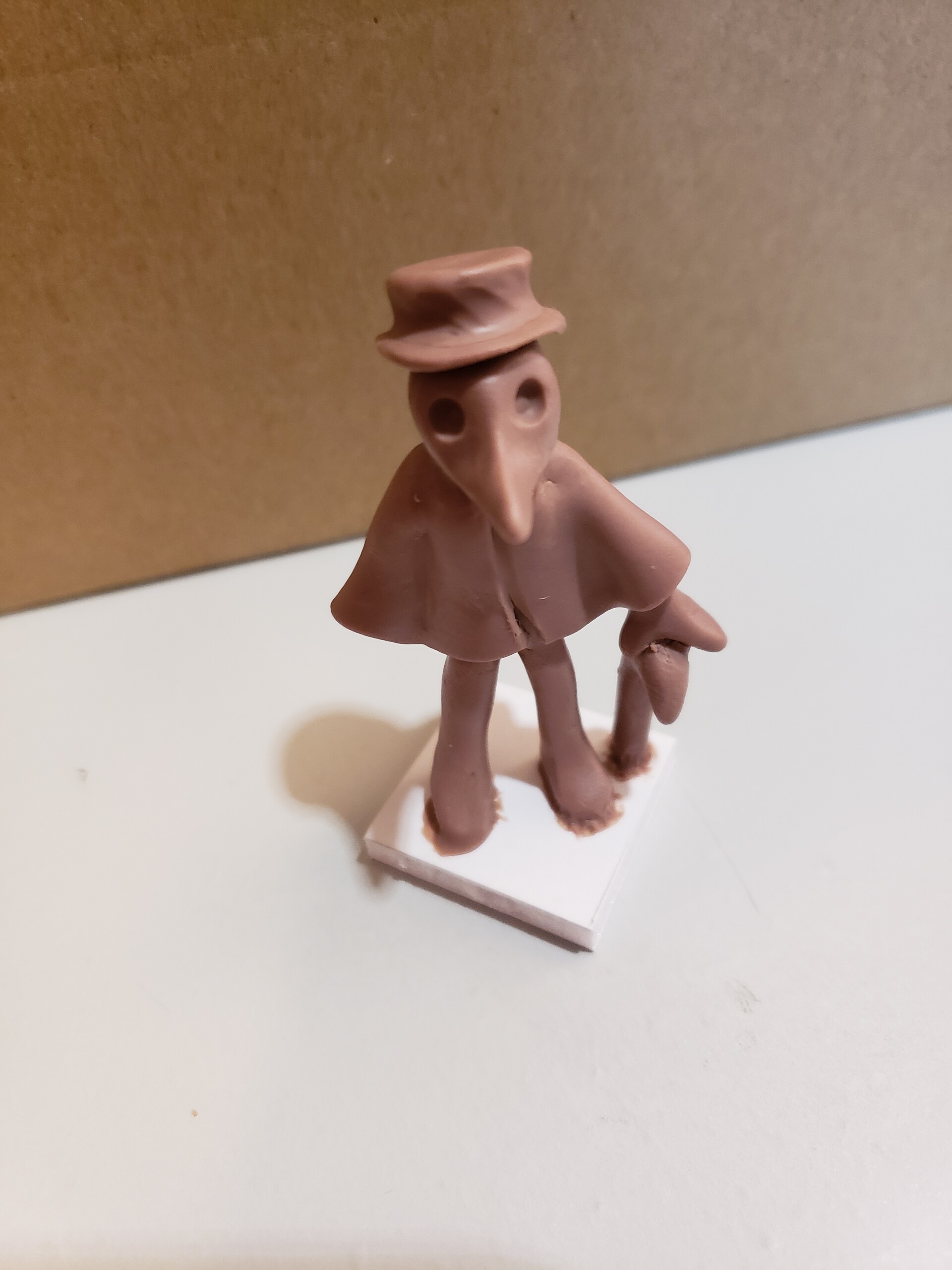 ArtStation - Plague Doctor Clay Mini