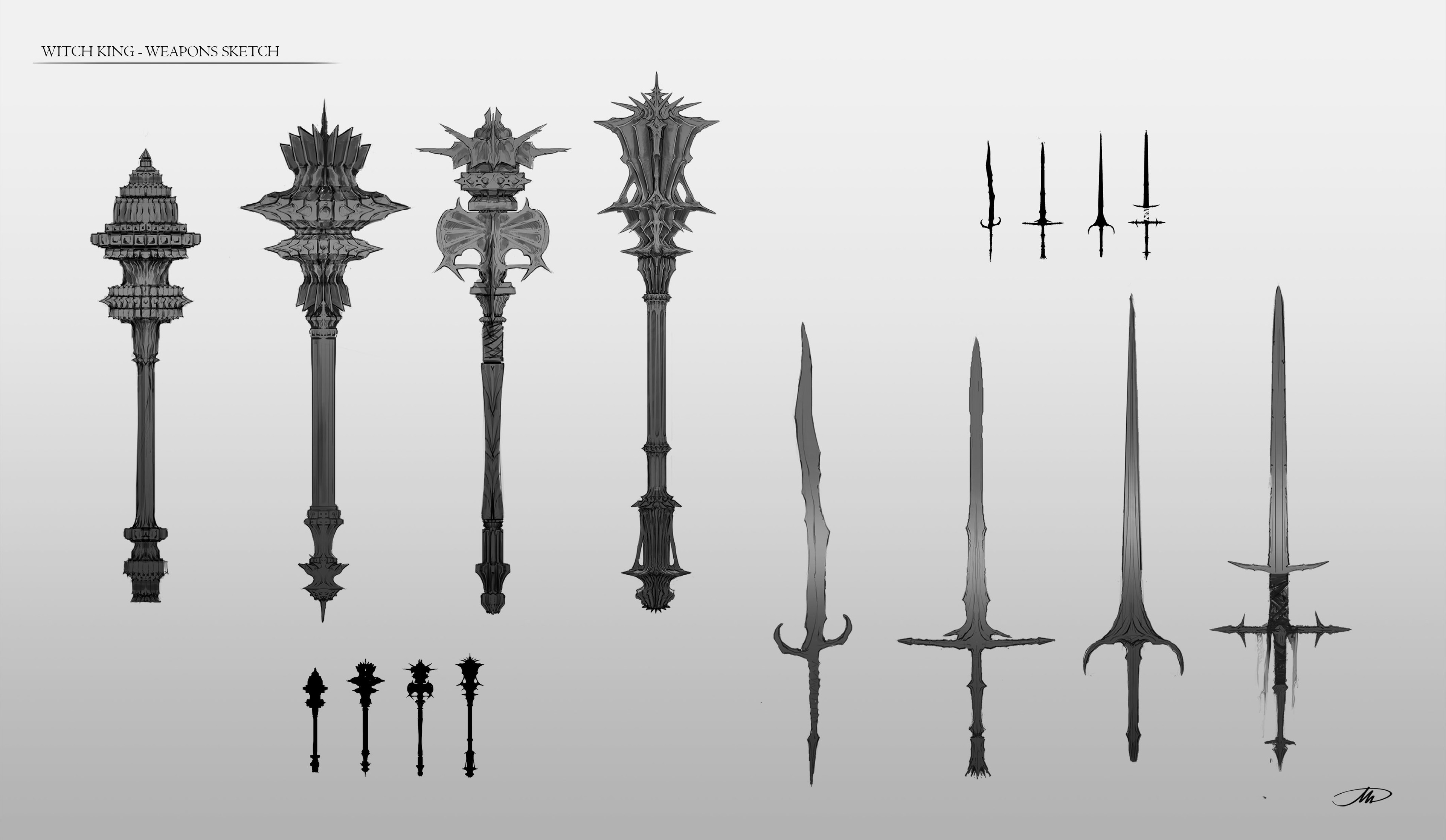Marco Dotti - Witch-King of Angmar - Weapons Design