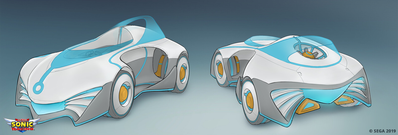 Jake Bullock - Team Sonic Racing Concept Art