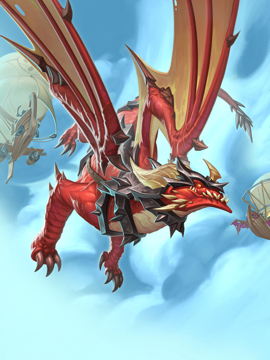 Azora Visuals - Hearthstone Descent of Dragons - Evasive Wyrm