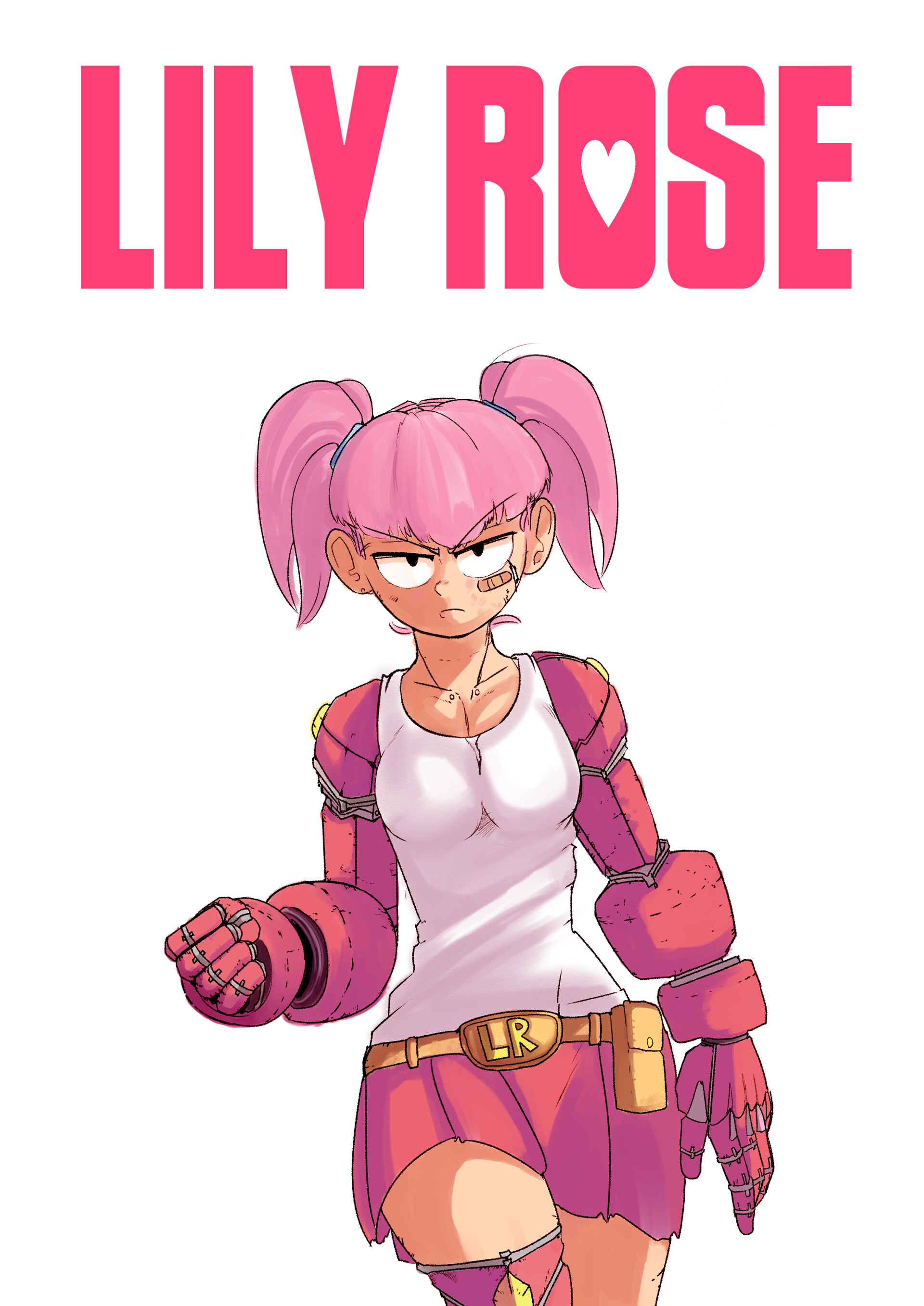 ArtStation - Proyect Lily Rose (comic cover)