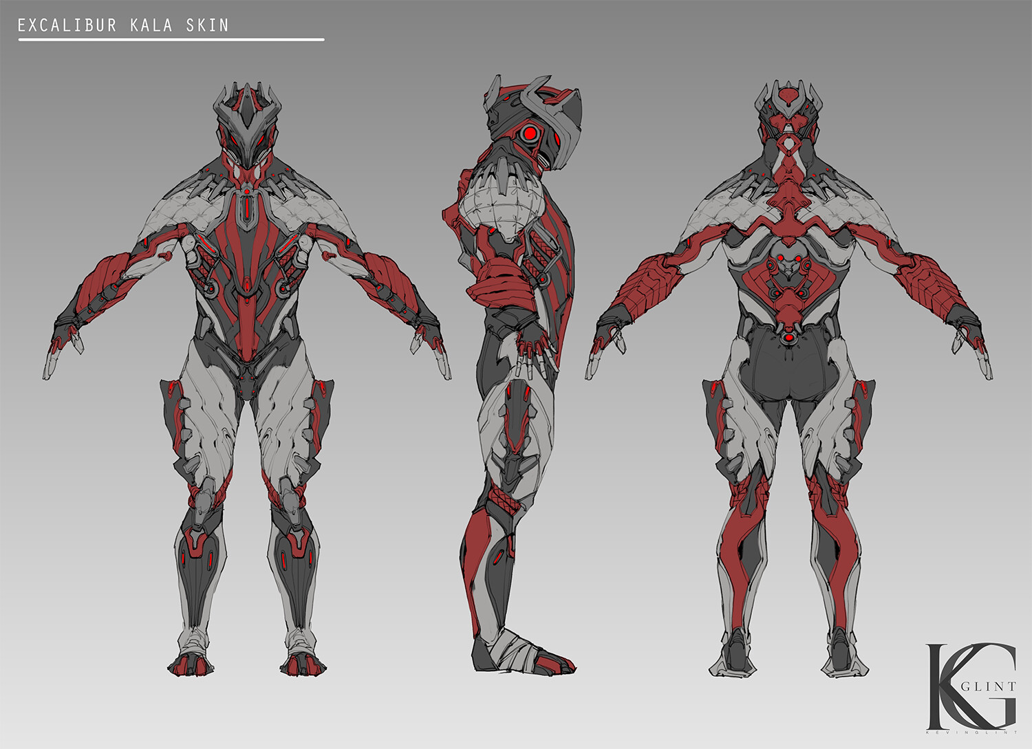 Kevin Glint Studios - Warframe TennoGen Skin Concepts