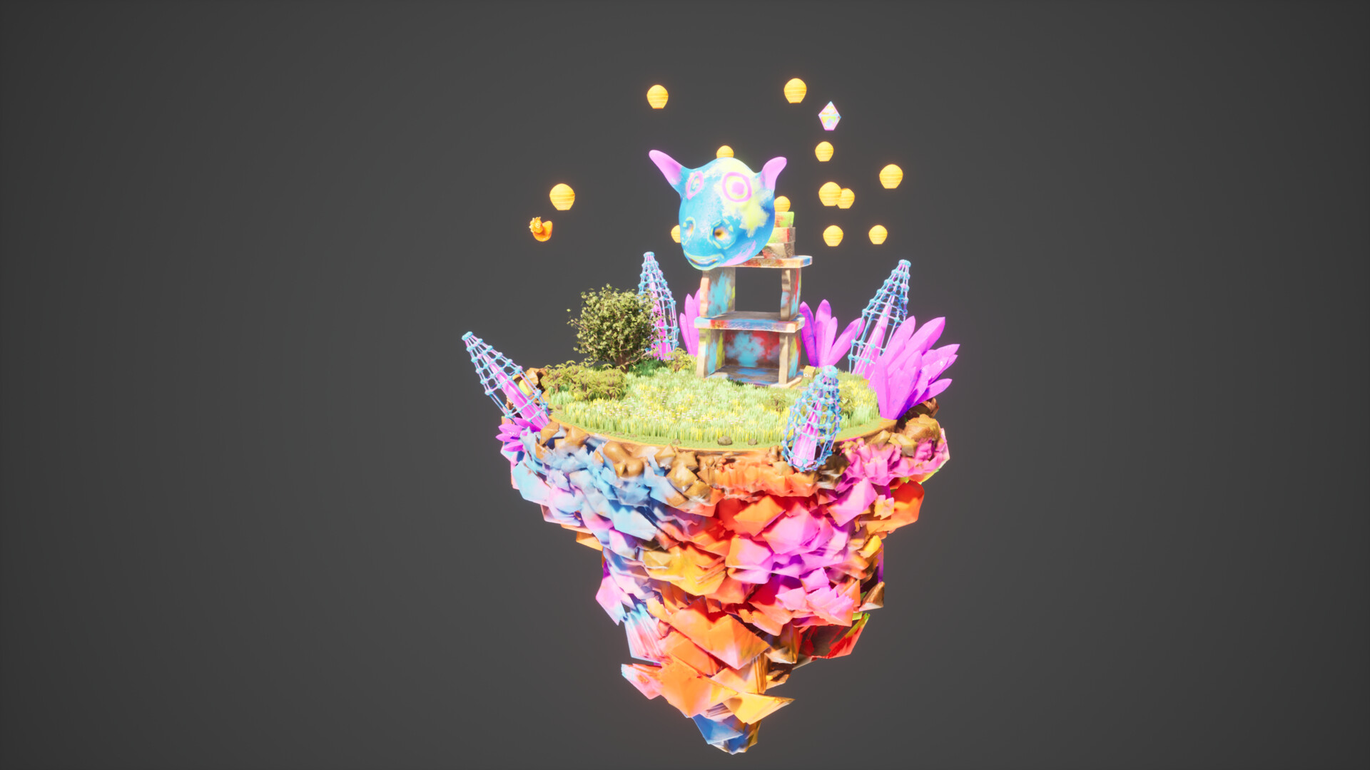 ArtStation - Floating Island WIMTOFI