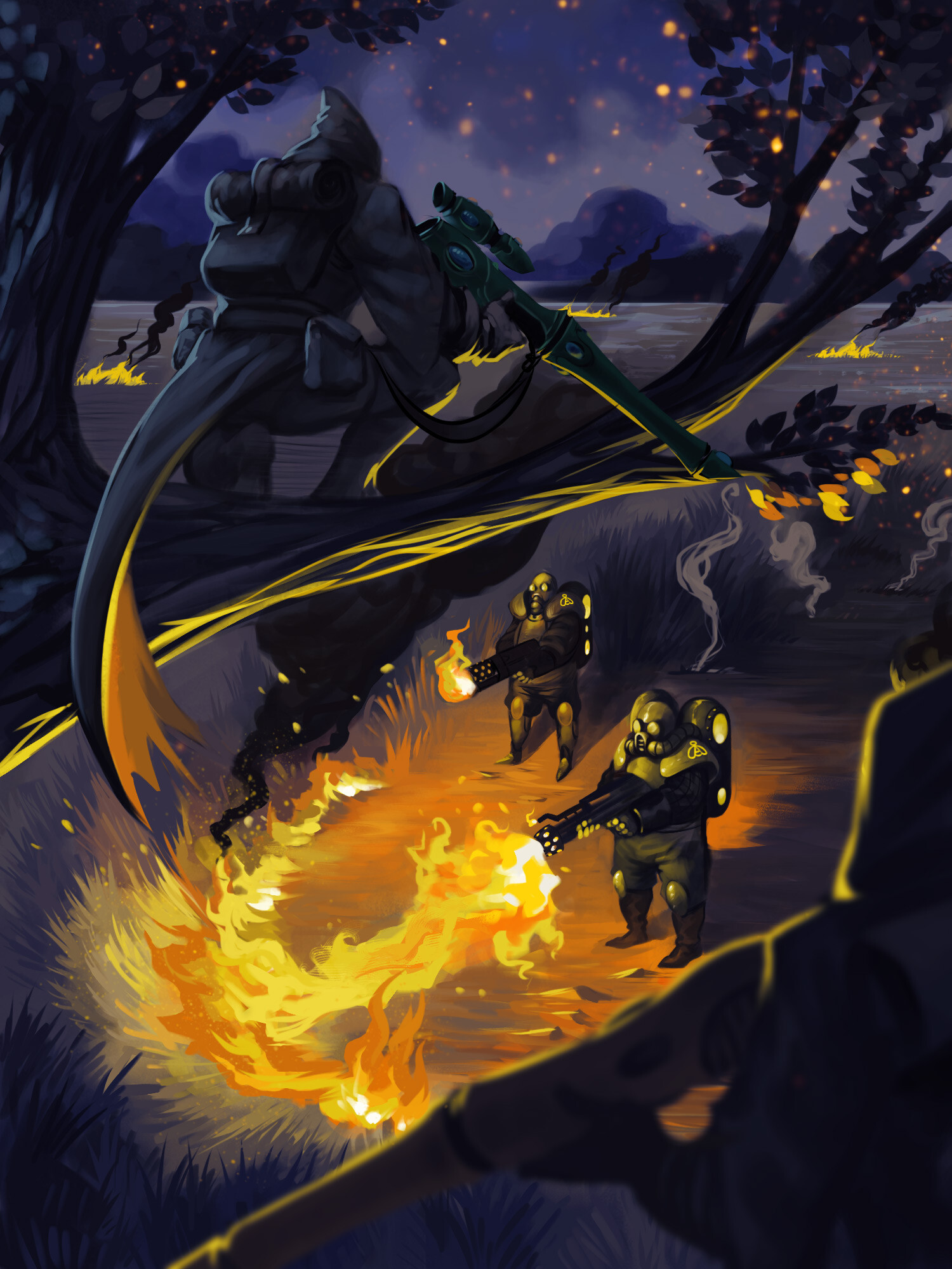 ArtStation - Catching Fireflies