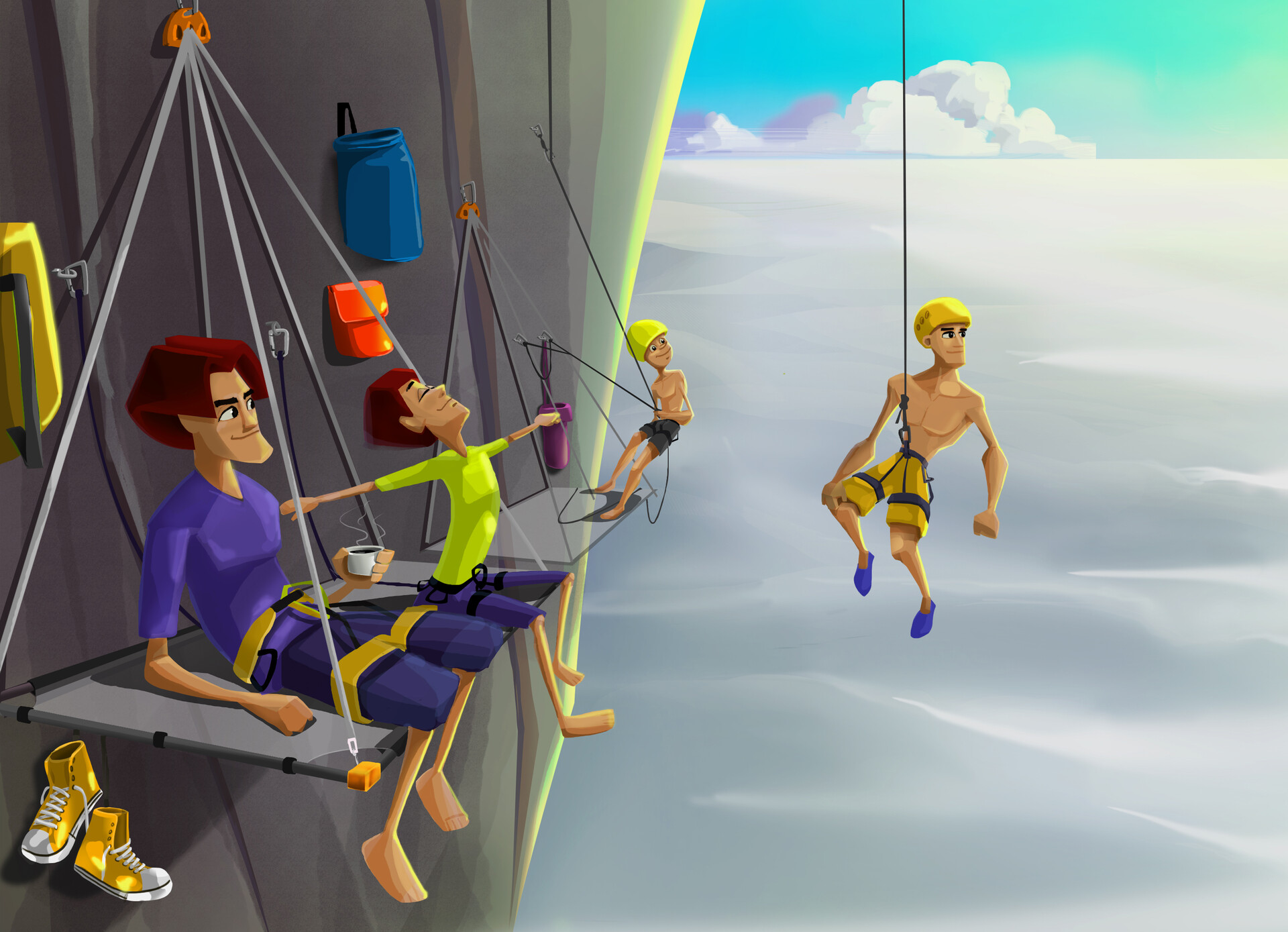 ArtStation - Bigwall Rocktrip 2019