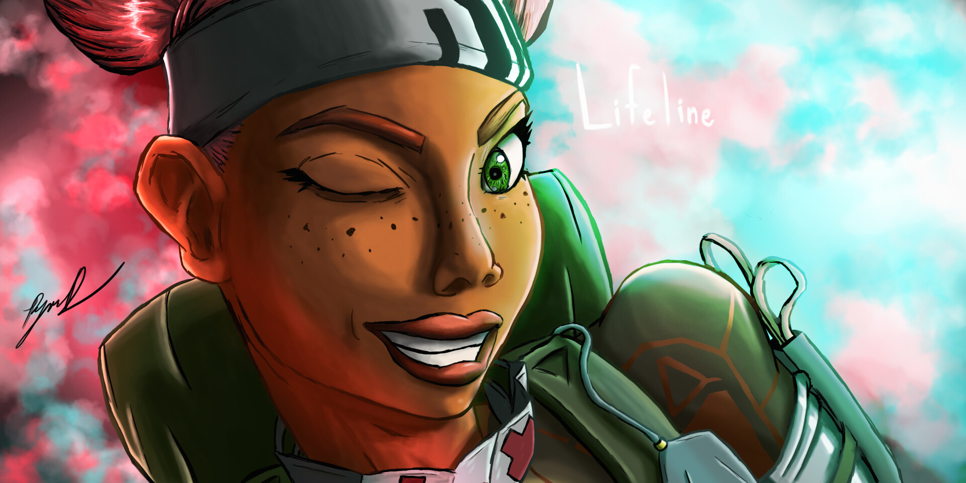 Artstation Lifeline Apex Legends Fan Art