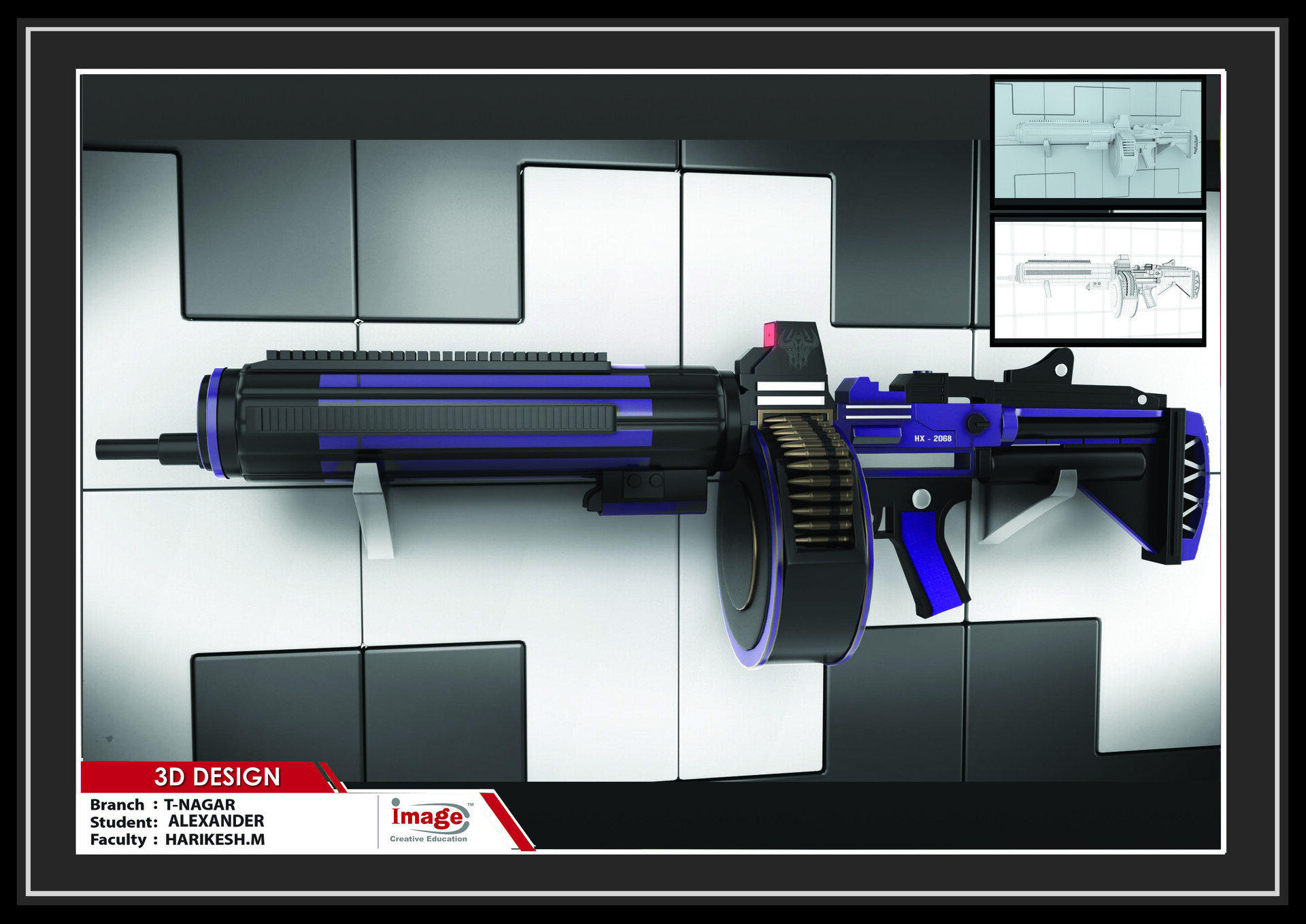 ArtStation - 3D Gun Modeling