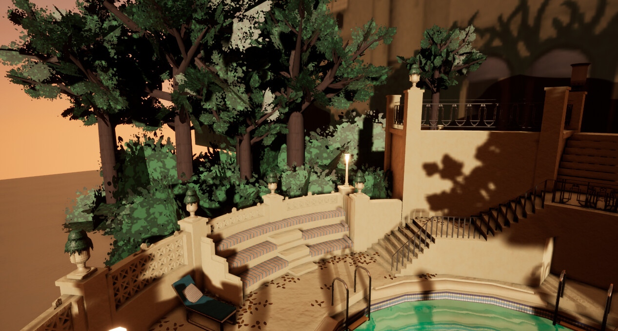 Jemma Gilbert - The Great Gatsby - Pool Scene