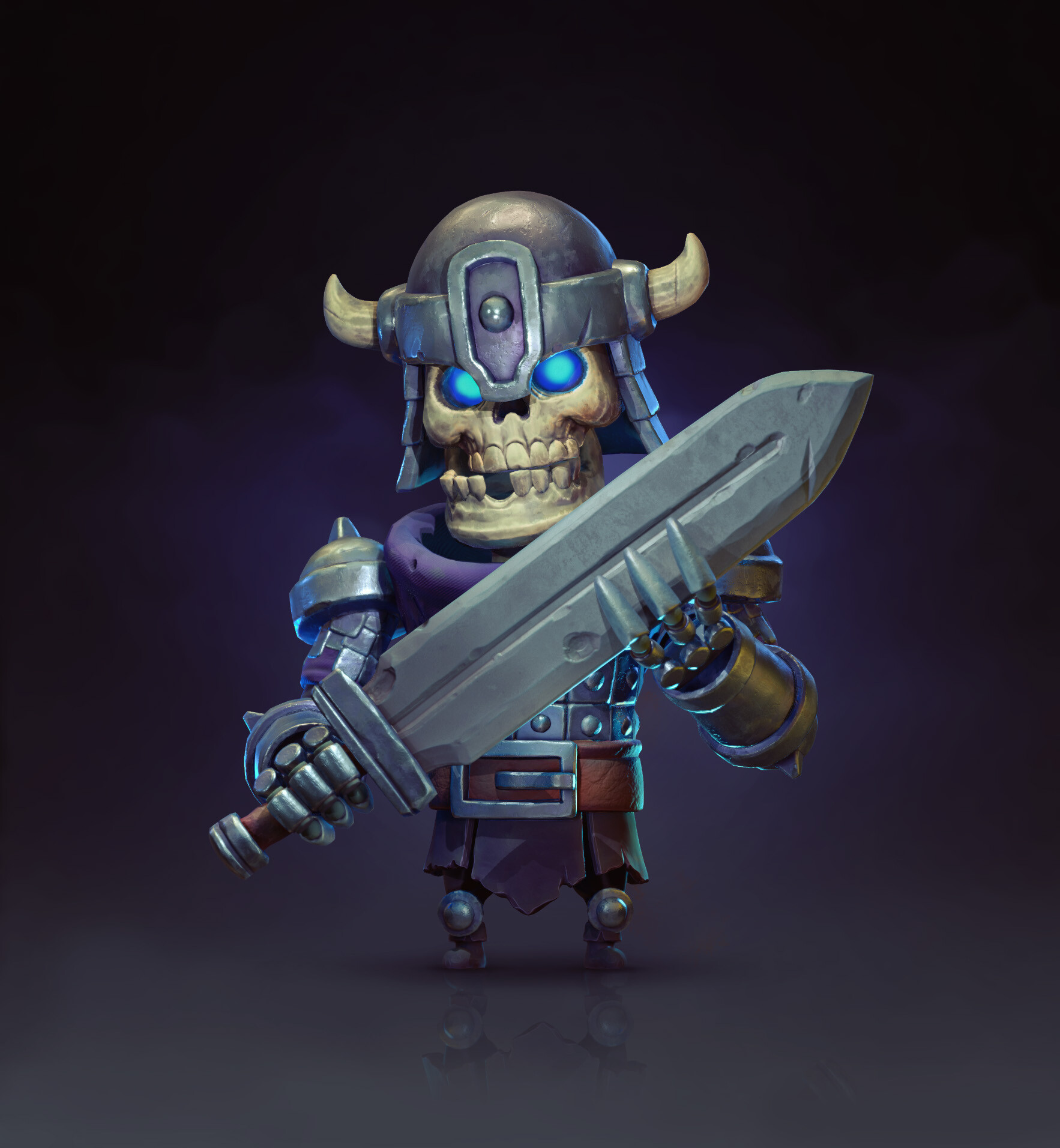 ArtStation - Skeleton Swordsman