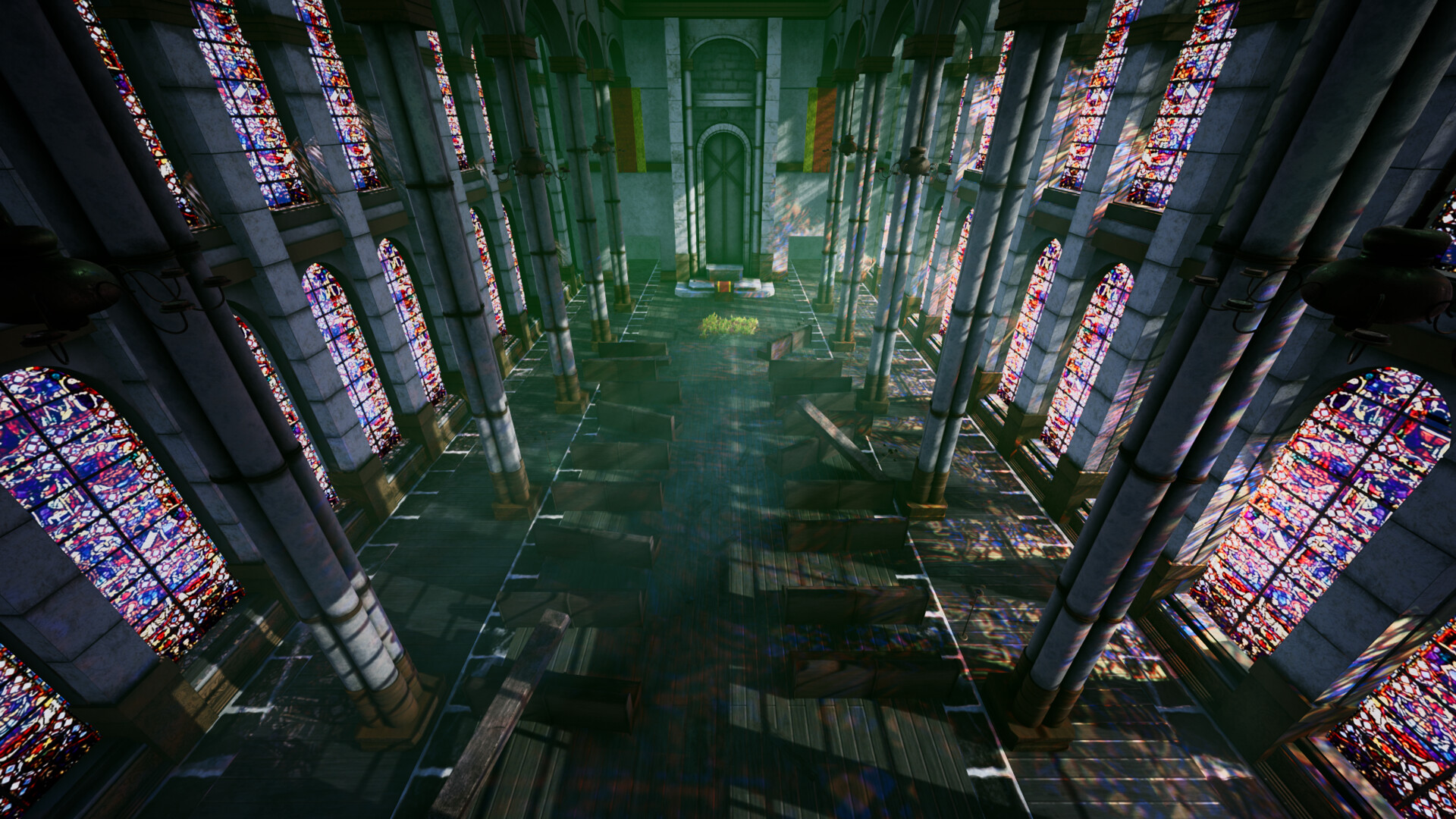 ArtStation - Sector 5 church from Final Fantasy 7 in Unreal Engine